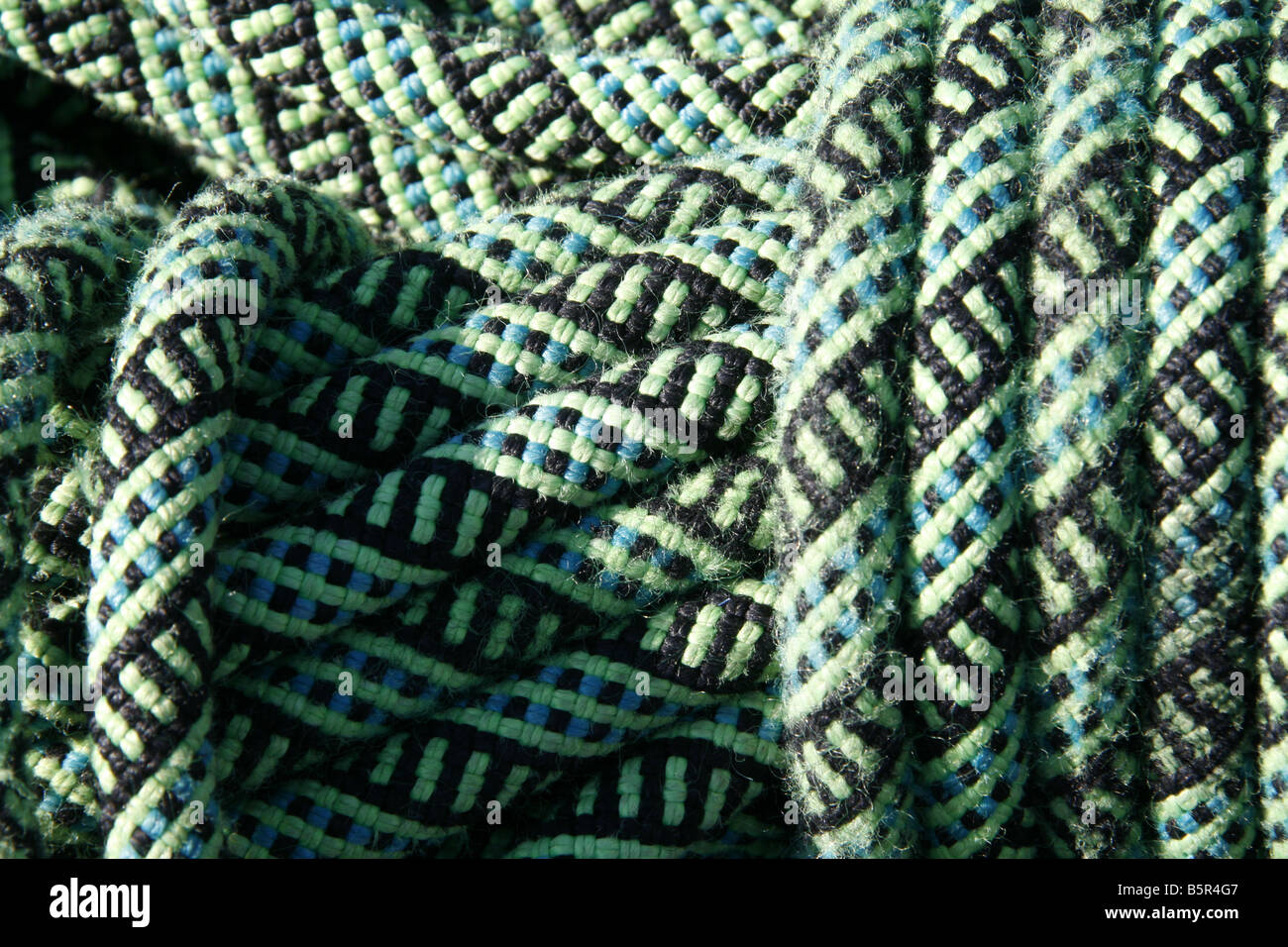 close up of pattern green modern climbing rope Stock Photo - Alamy