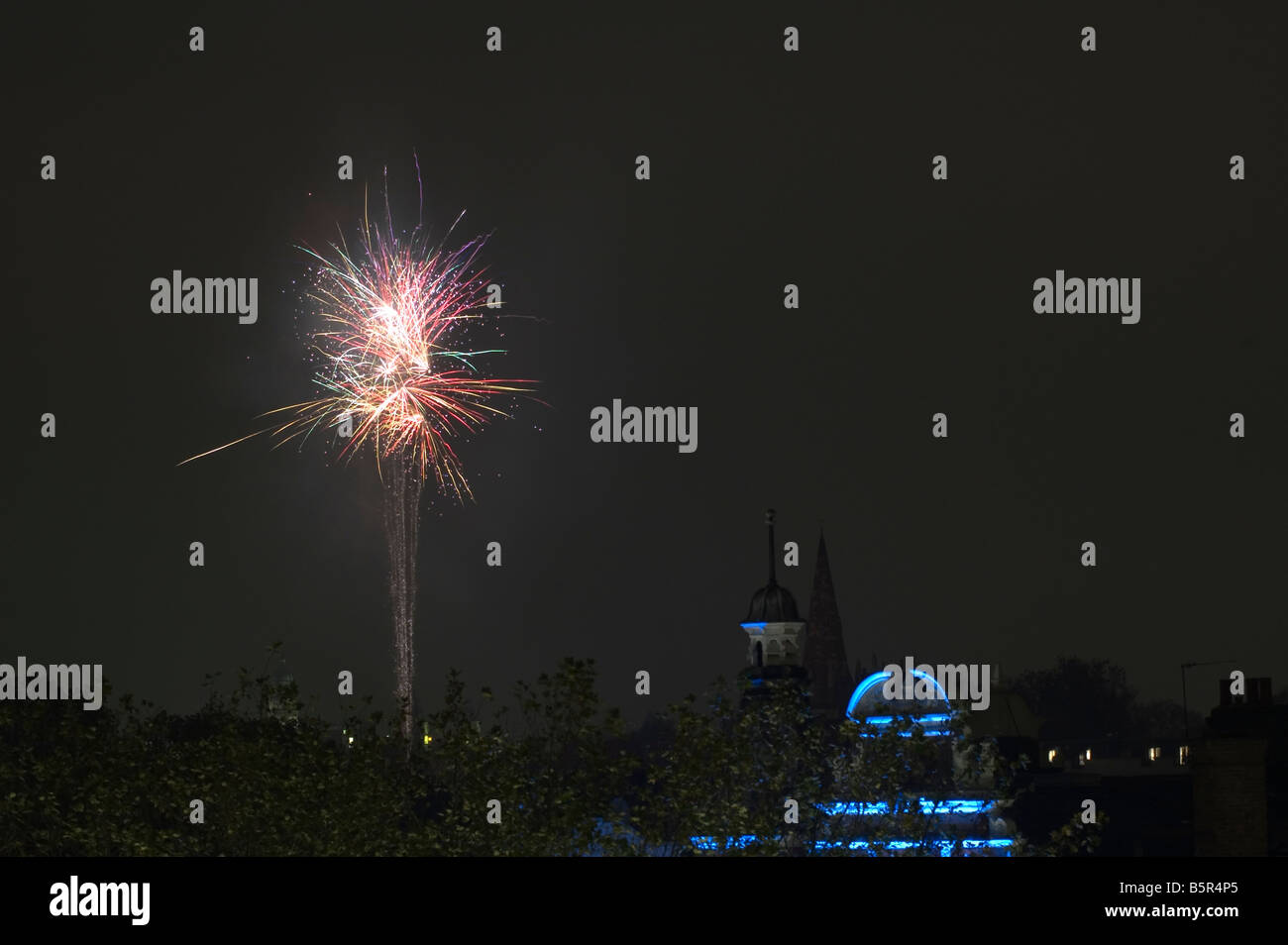 Fireworks over London Stock Photo - Alamy