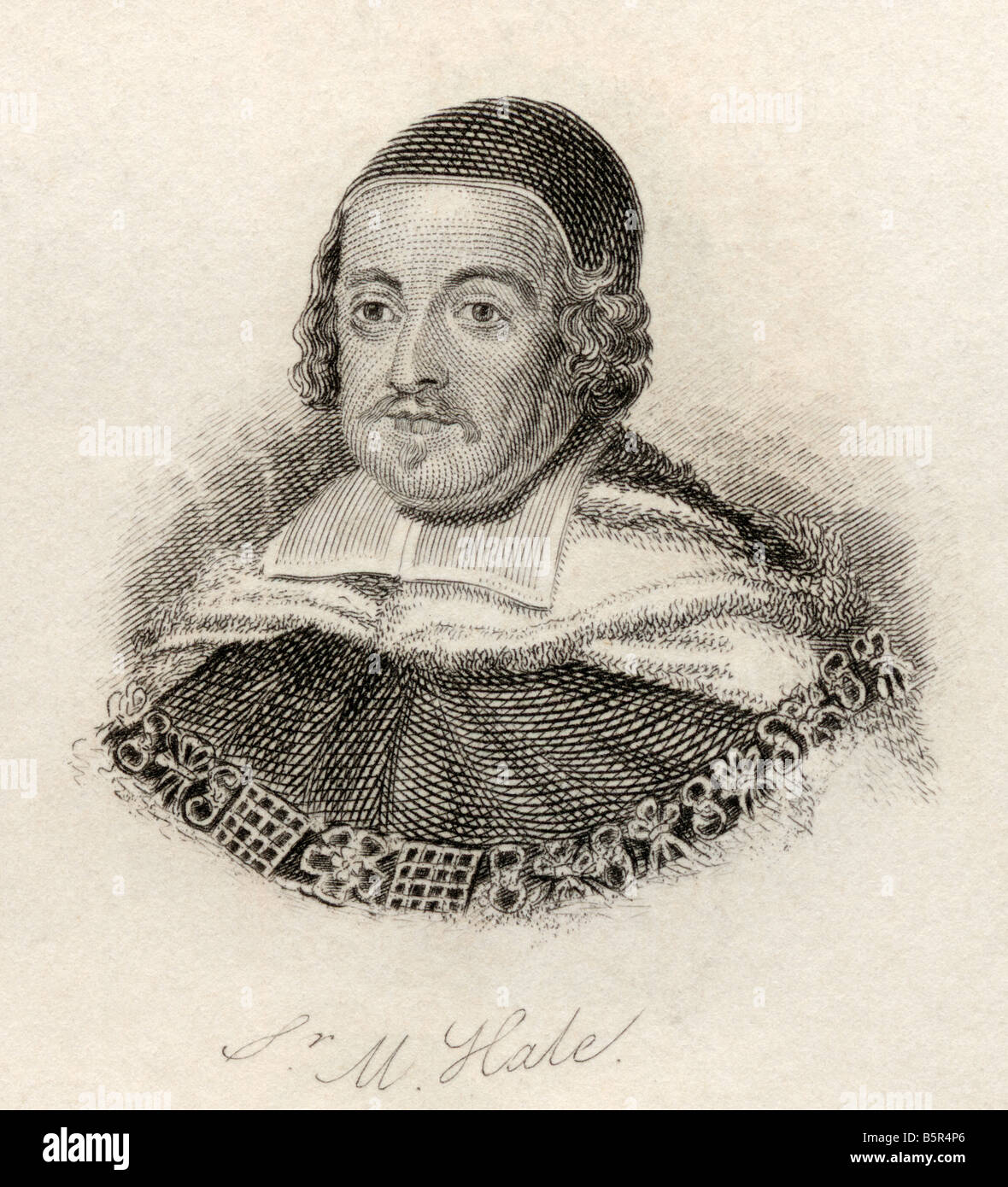 Sir Matthew Hale, 1609 - 1676. Lord chief justice of England and ...