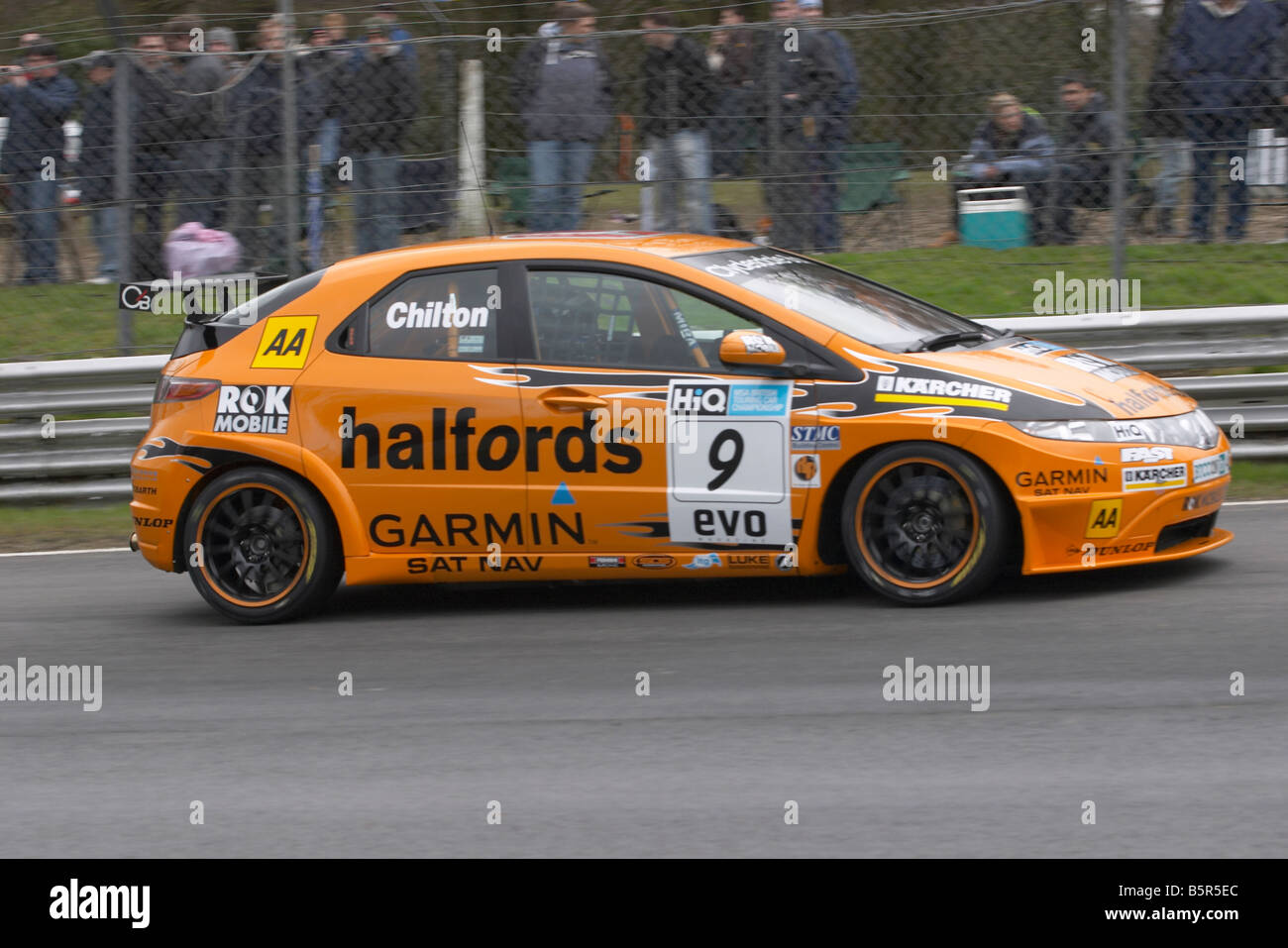 Honda Civic Touring Car. British Touring Car Championship. Tom Chilton ...