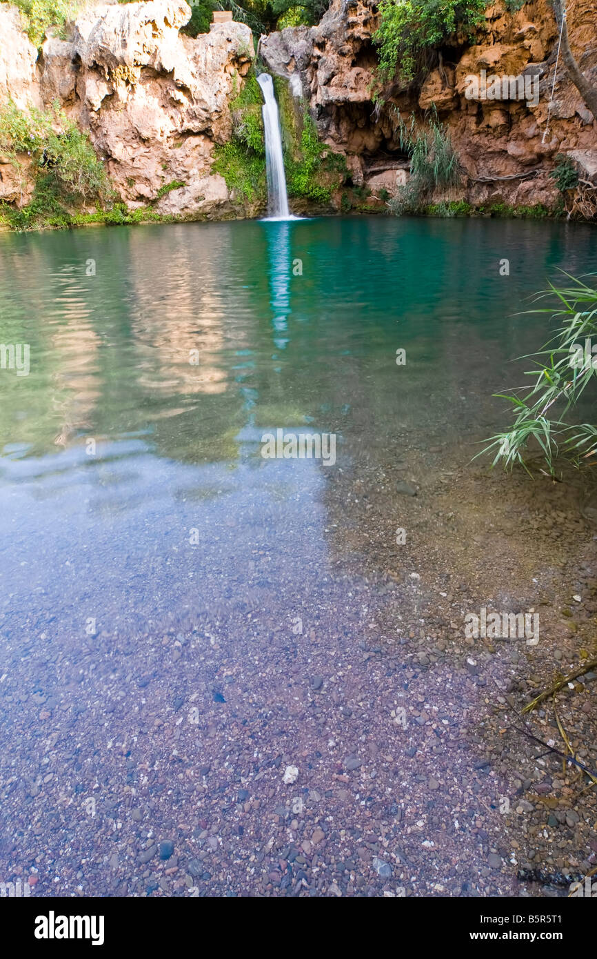 Paradise waterfalls lagoon hi-res stock photography and images - Alamy