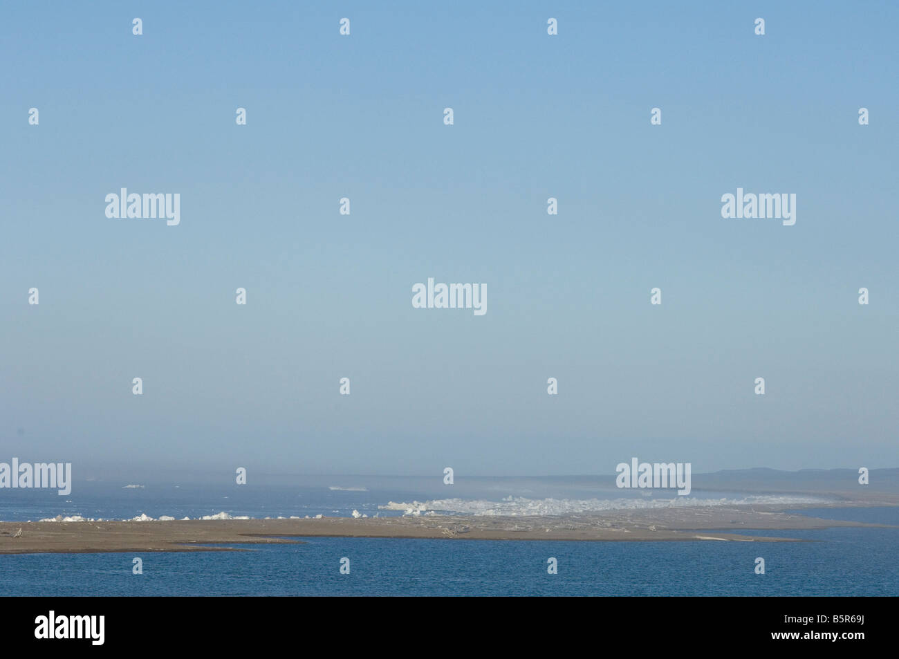 shorefast ice pack ice ice ice floe melting floating water sunset ...