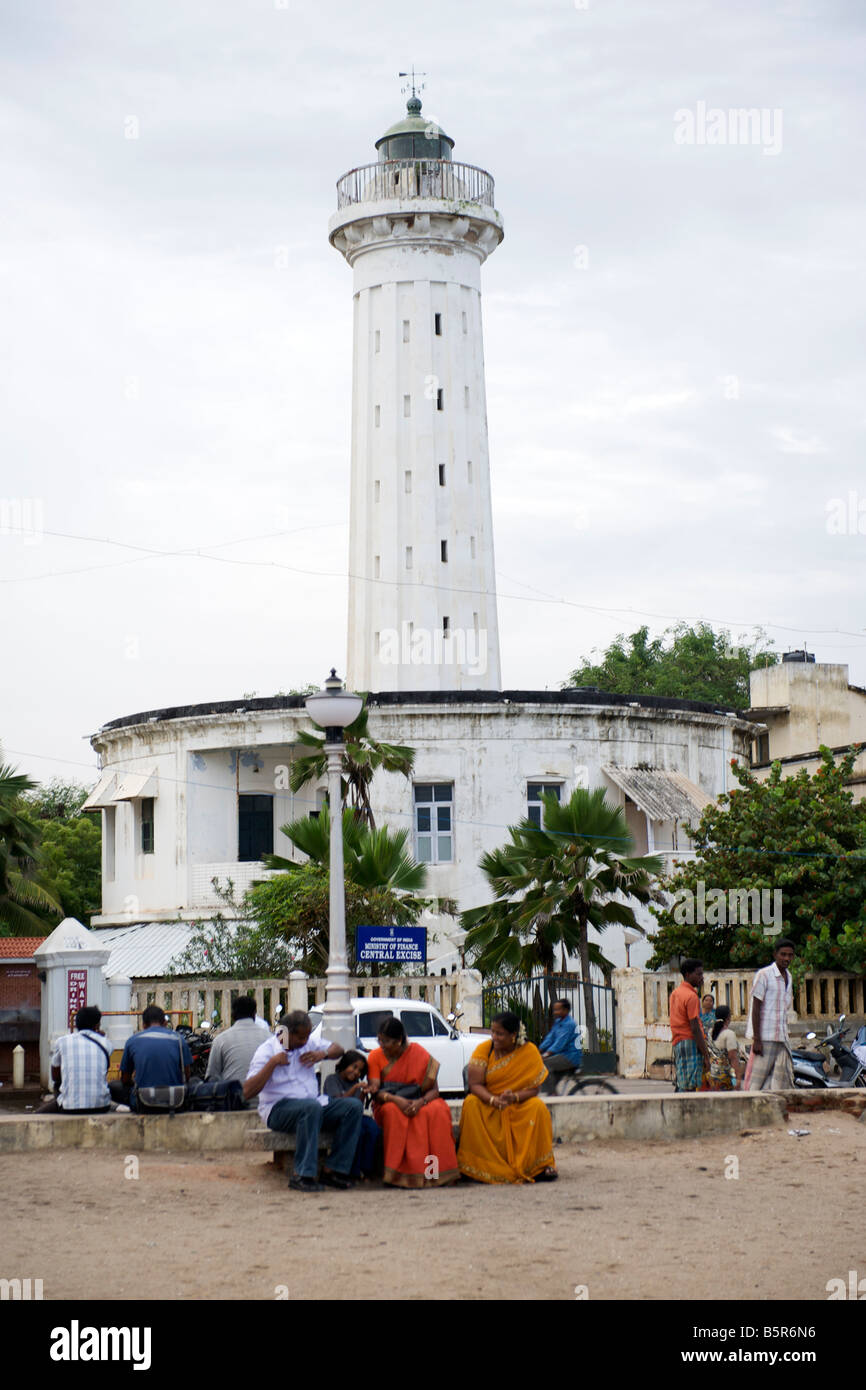 Lighthouse puducherry hi-res stock photography and images - Alamy