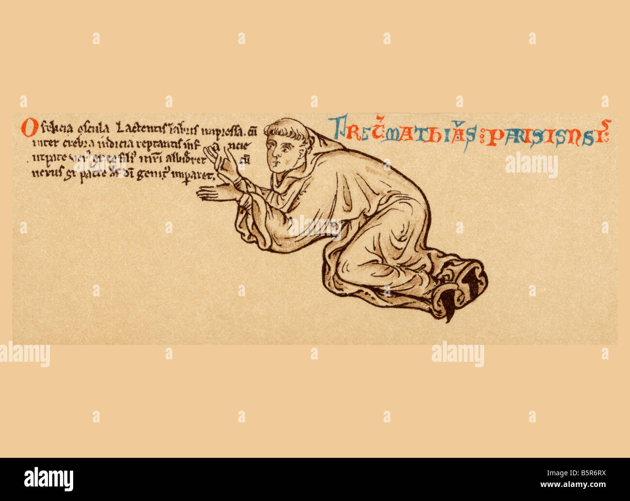 Matthew Paris, c.1200 - 1259. English Benedictine monk, chronicler and ...