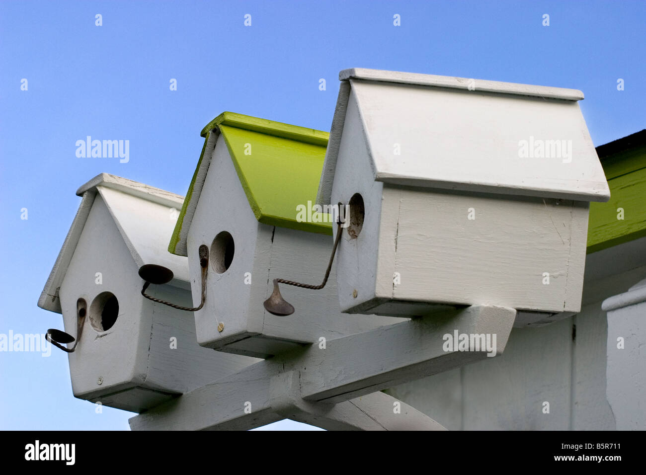 Three birdhouses hi-res stock photography and images - Alamy
