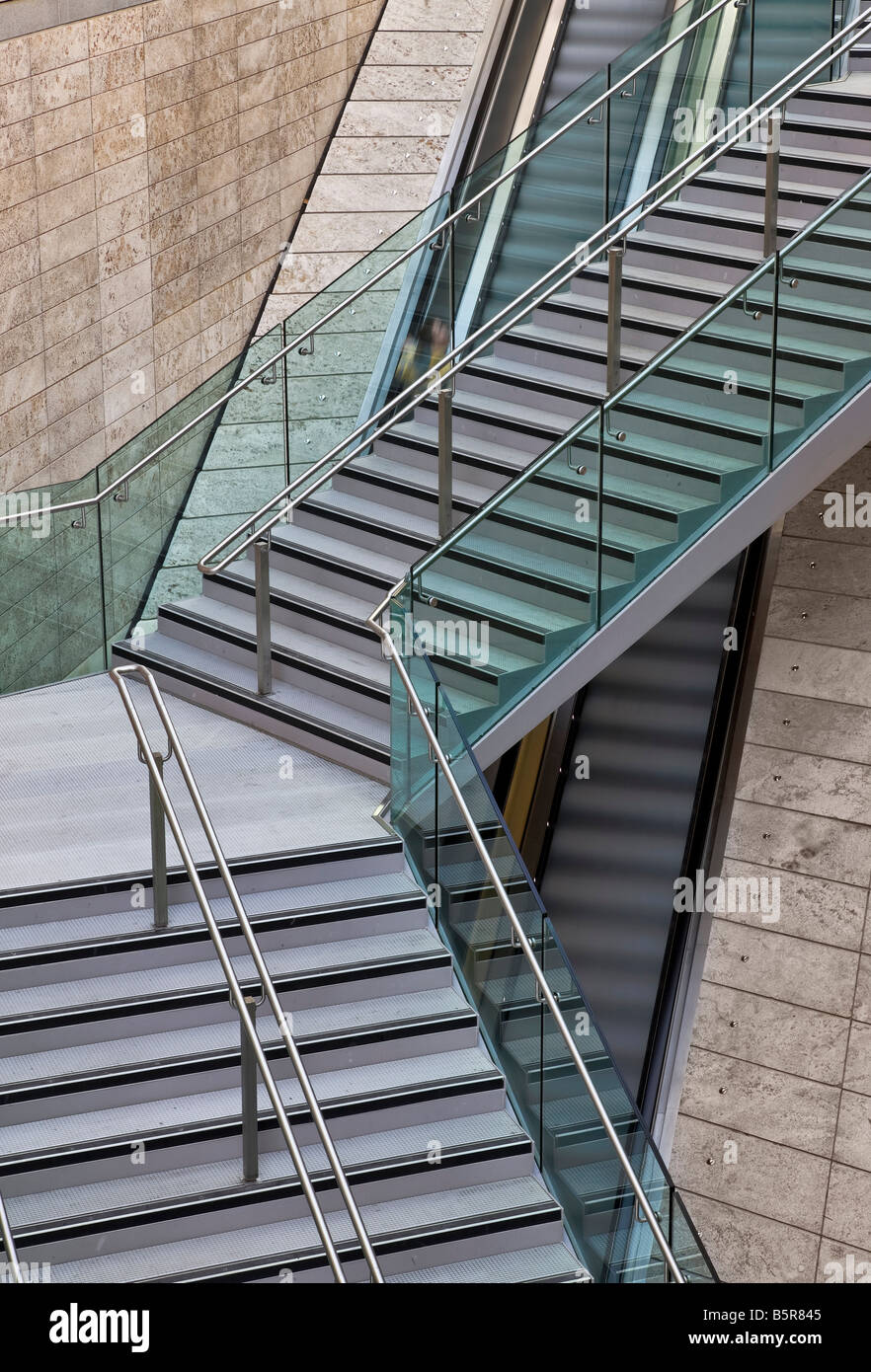 Staircase at the Liverpool One development Stock Photo - Alamy