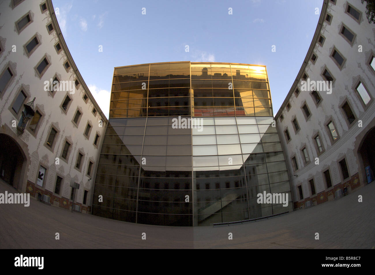 Courtyard of Centre de Cultura Contemporania de Barcelona CCCB Stock ...