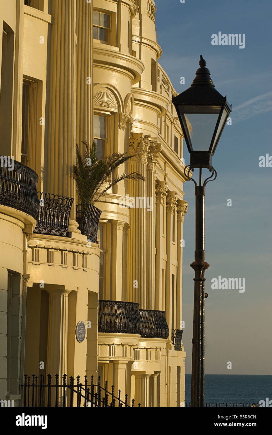Brunswick Square Hove East Sussex England Facades of the western ...