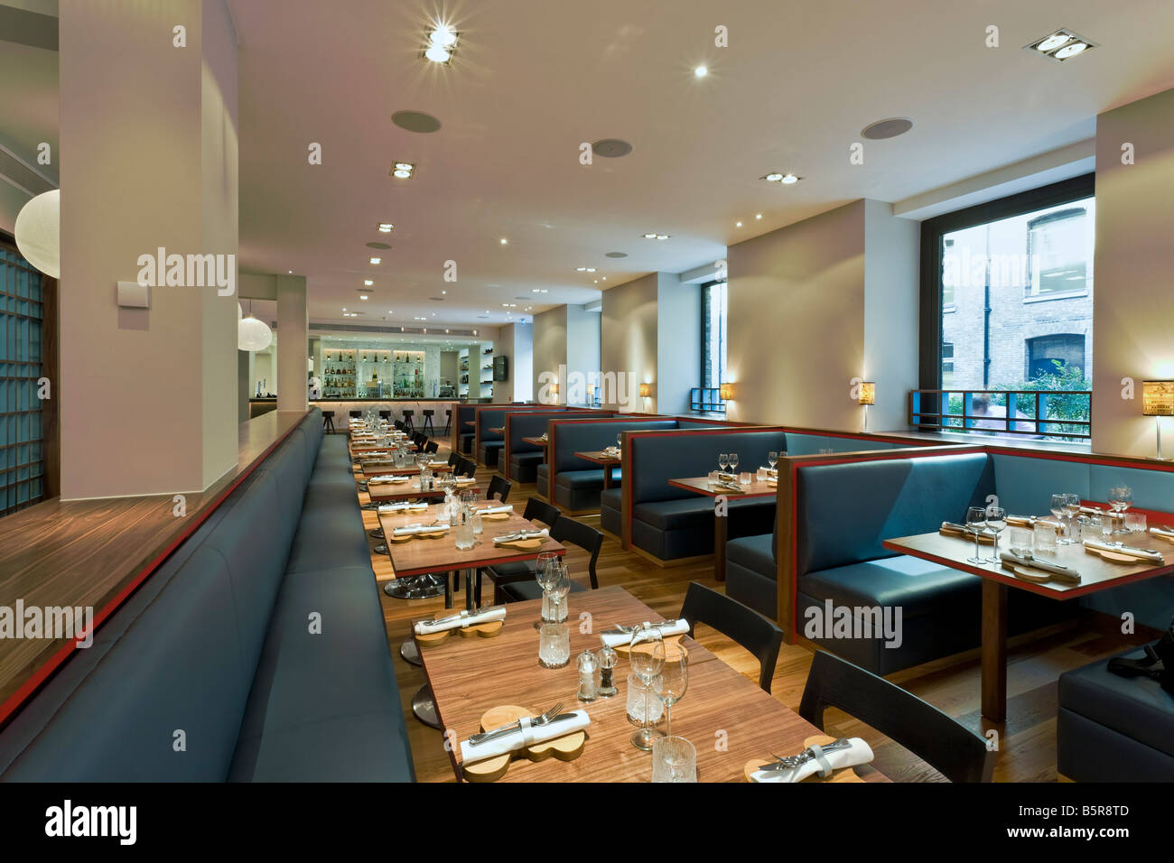 Devonshire Terrace Restaurant in the City of London Stock Photo - Alamy