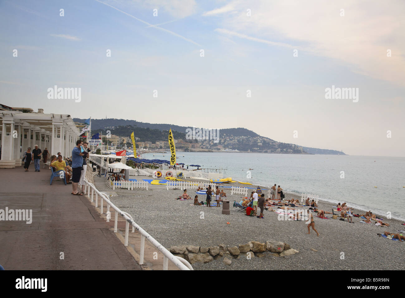 The promenade in Nice, France, Cote D'Azur Stock Photo - Alamy