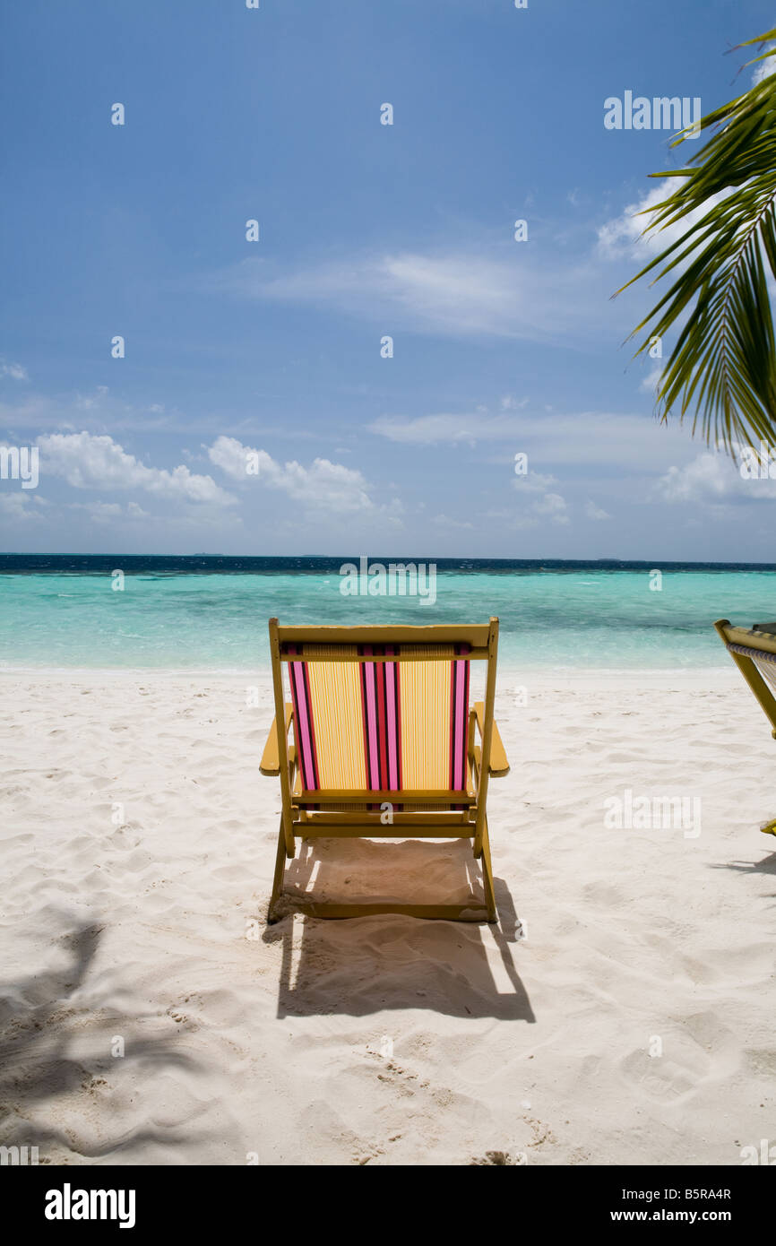 A Seat On The Beach Stock Photo - Alamy