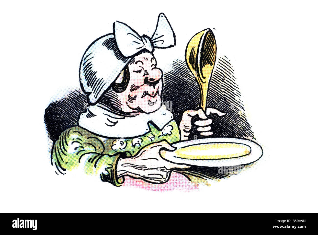 widow Bolte with plate & spoon, Max and Moritz A Story of Seven Boyish ...