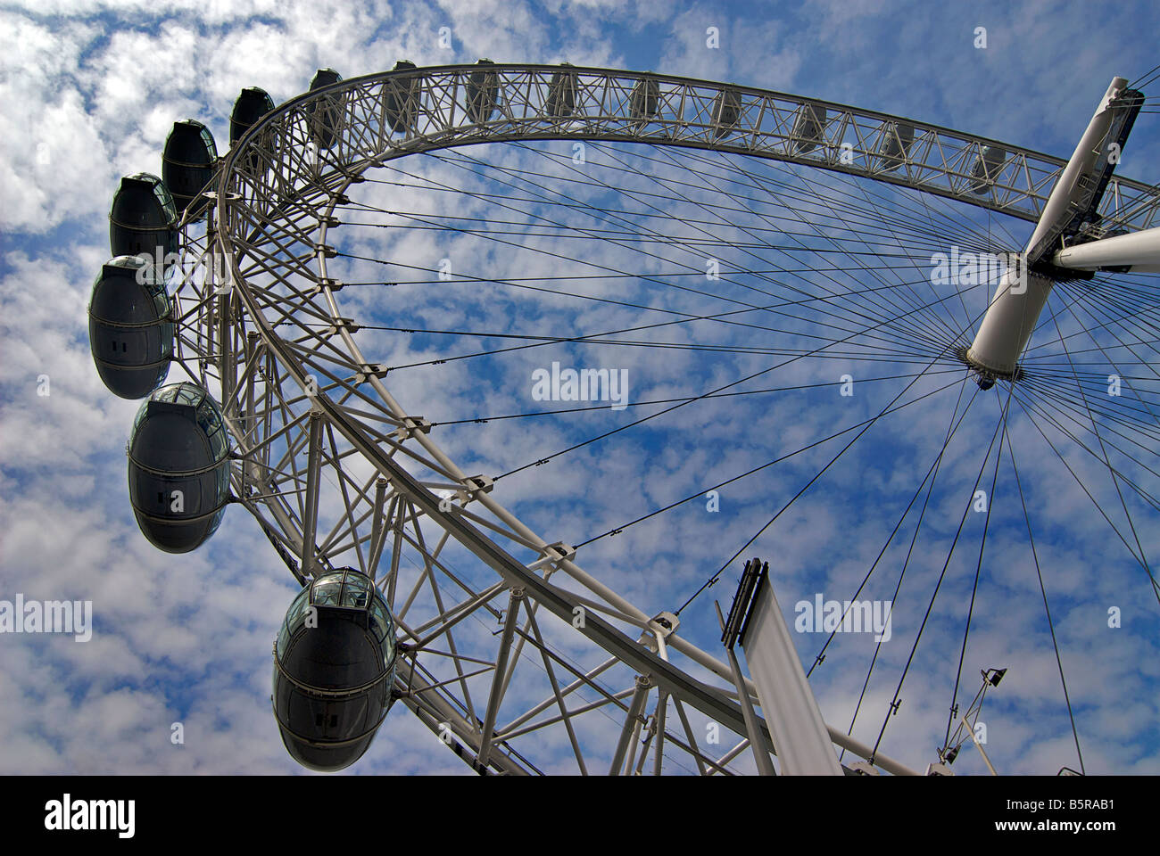London Eye viewed from below Stock Photo - Alamy