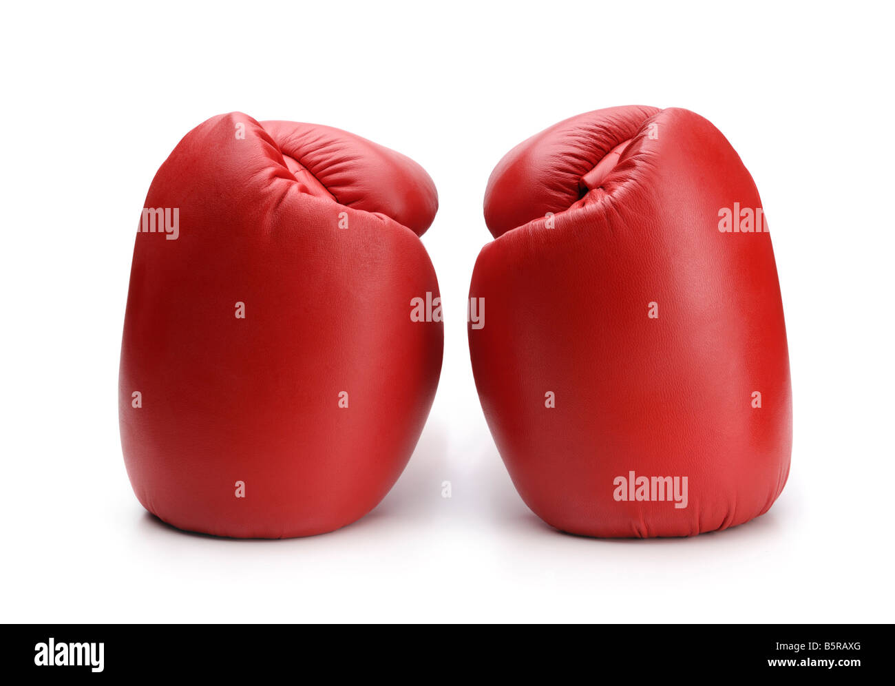Pair white boxing gloves Cut Out Stock Images & Pictures - Alamy