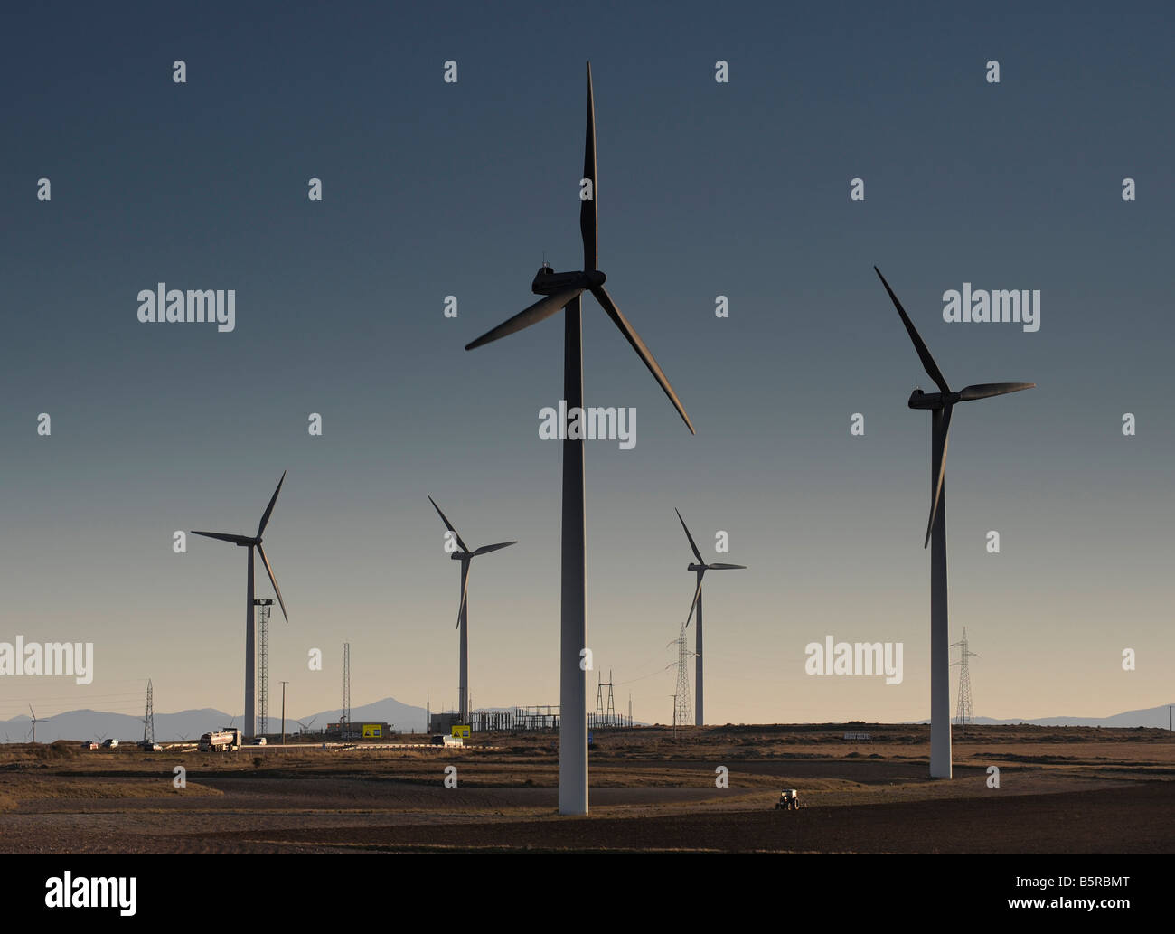 Wind turbines in Spain Stock Photo - Alamy
