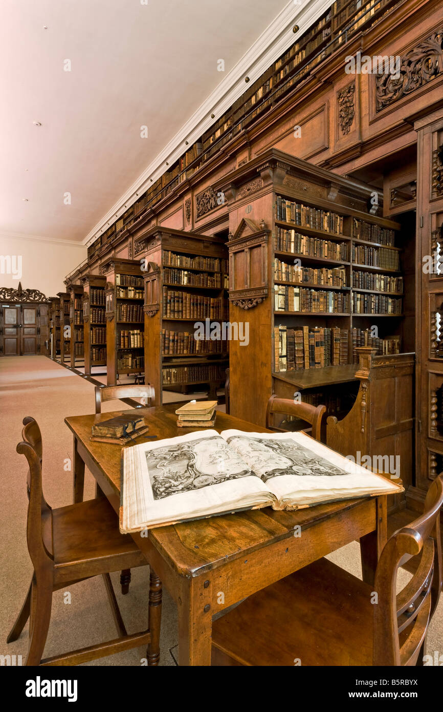 Medieval Library Interior