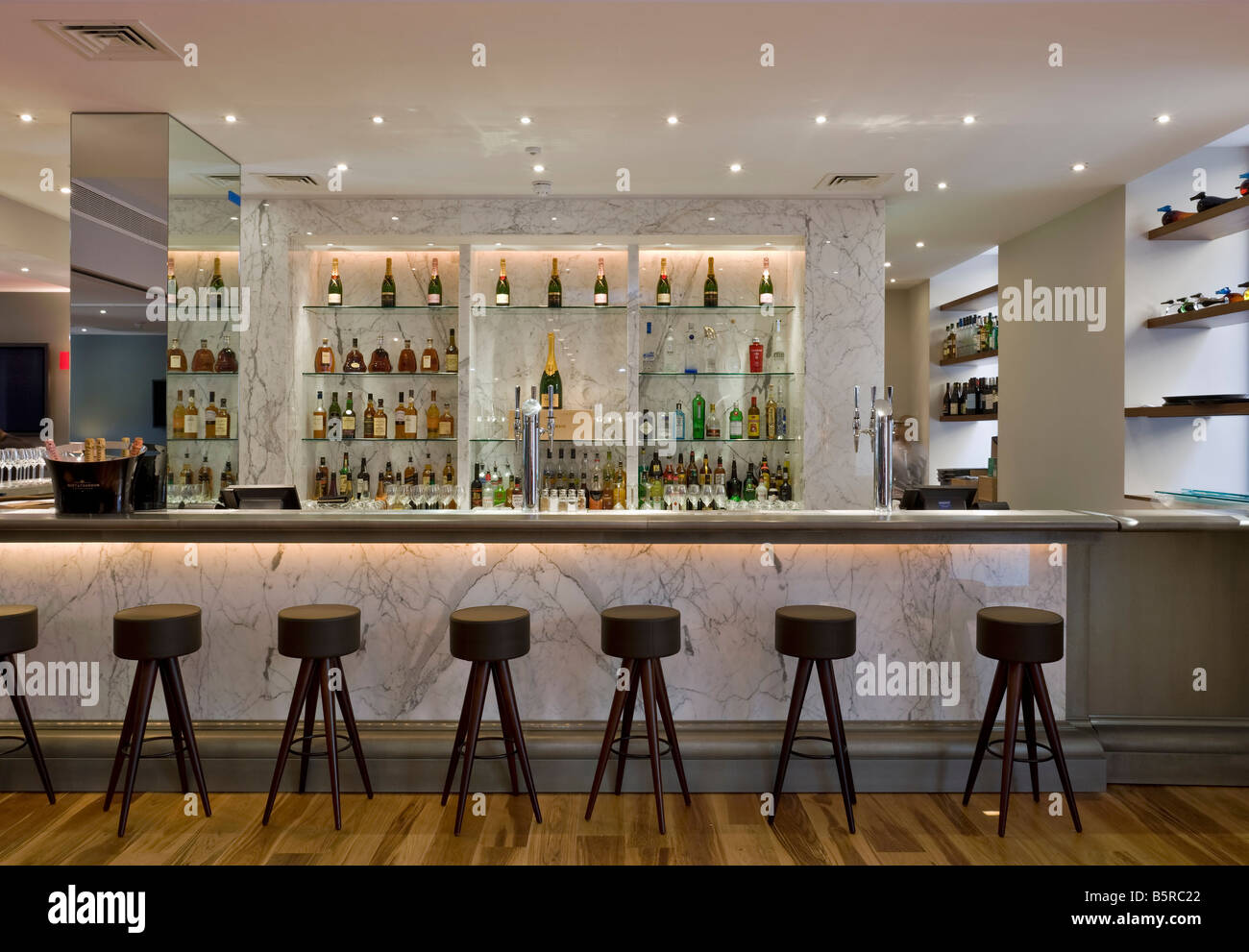 Devonshire Terrace Restaurant in the City of London Stock Photo - Alamy