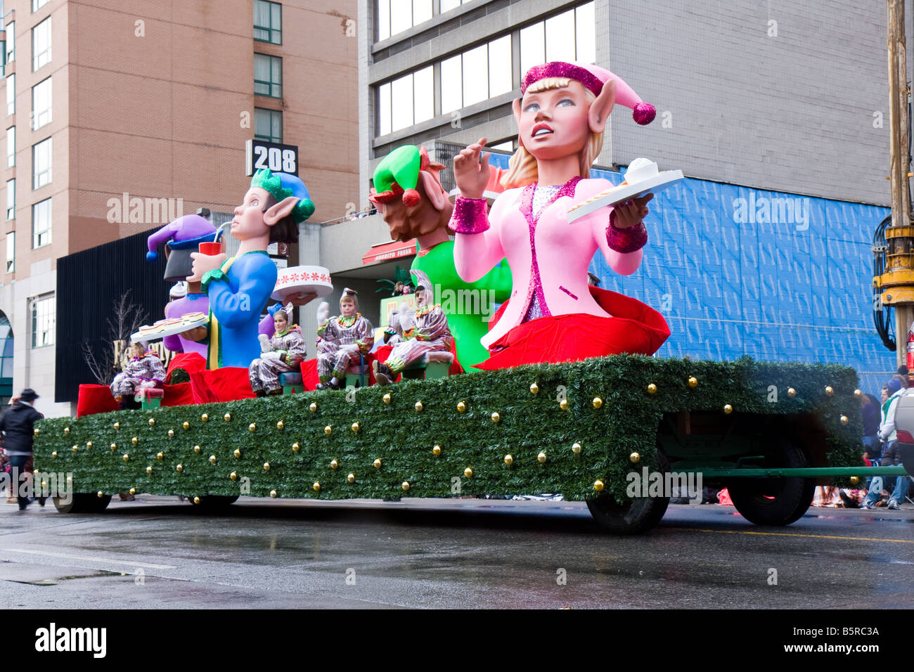 large float santa claus street parade Stock Photo - Alamy