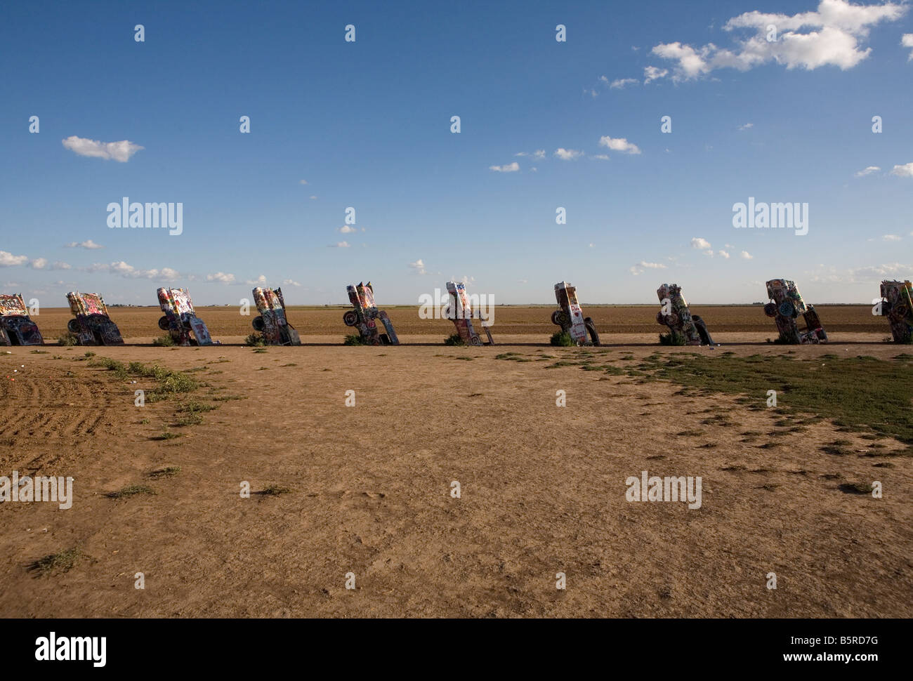 The Cadillac Ranch in Amarillo Texas Stock Photo - Alamy