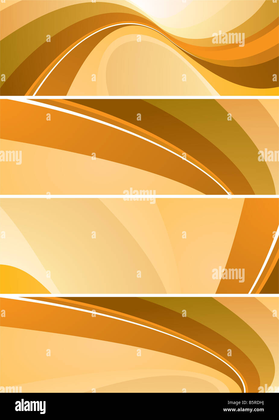 Orange and brown flowing abstract design that would make ideal ...