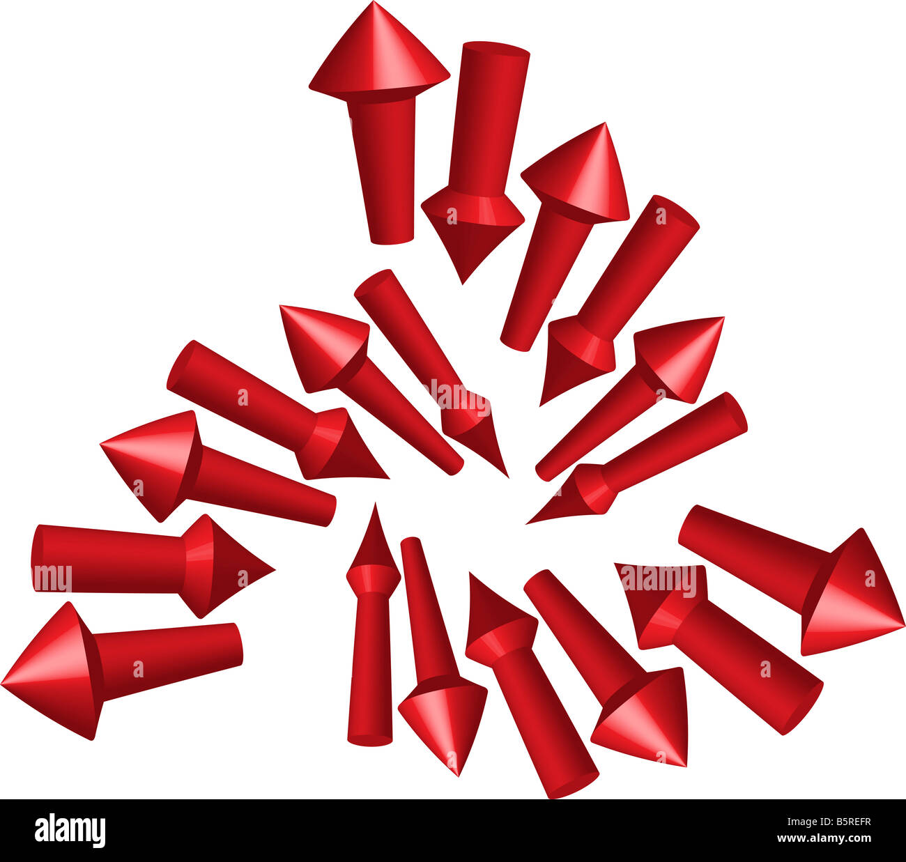 multiple directions logo design Stock Photo - Alamy