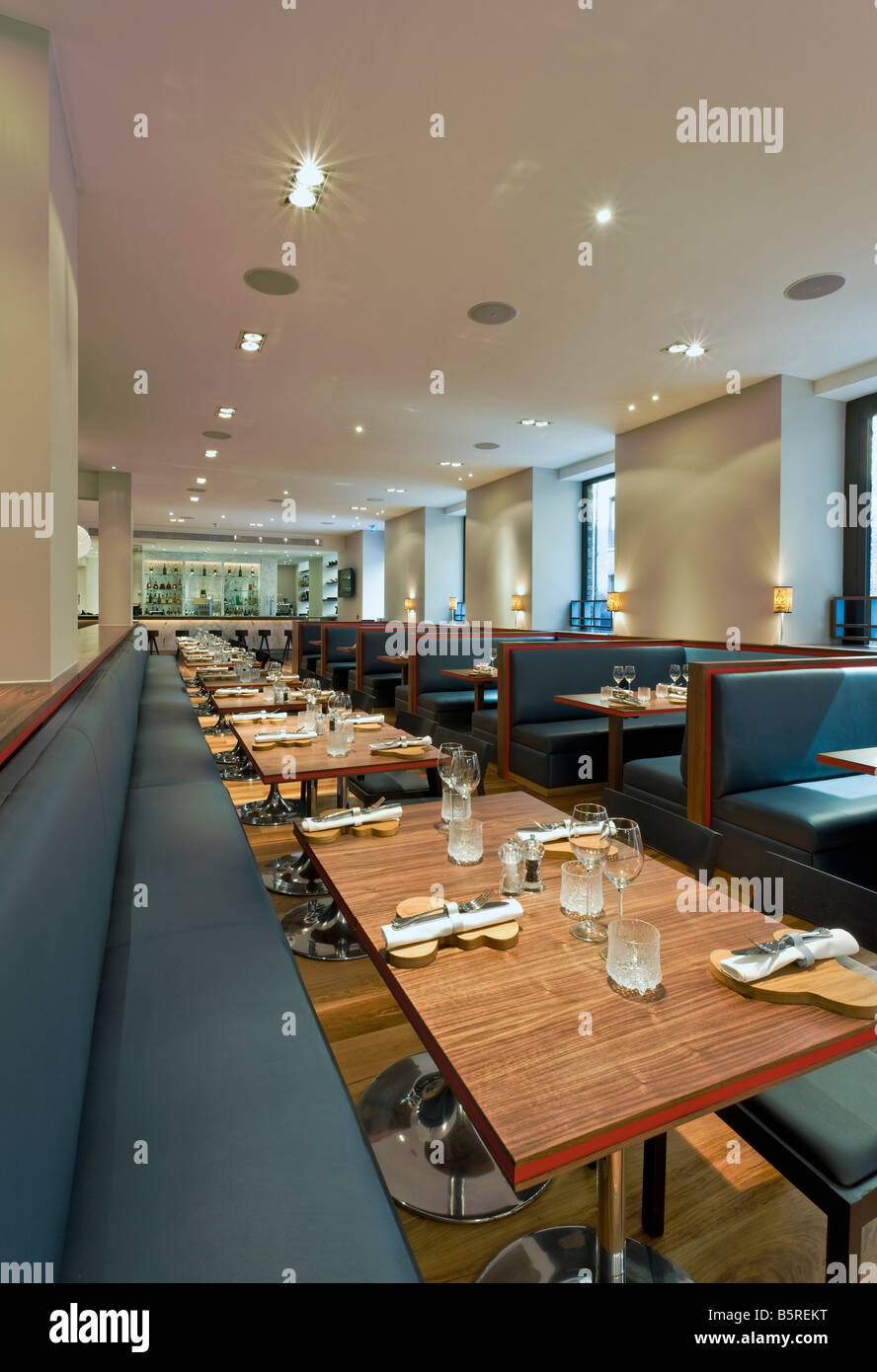 Devonshire Terrace Restaurant in the City of London Stock Photo - Alamy