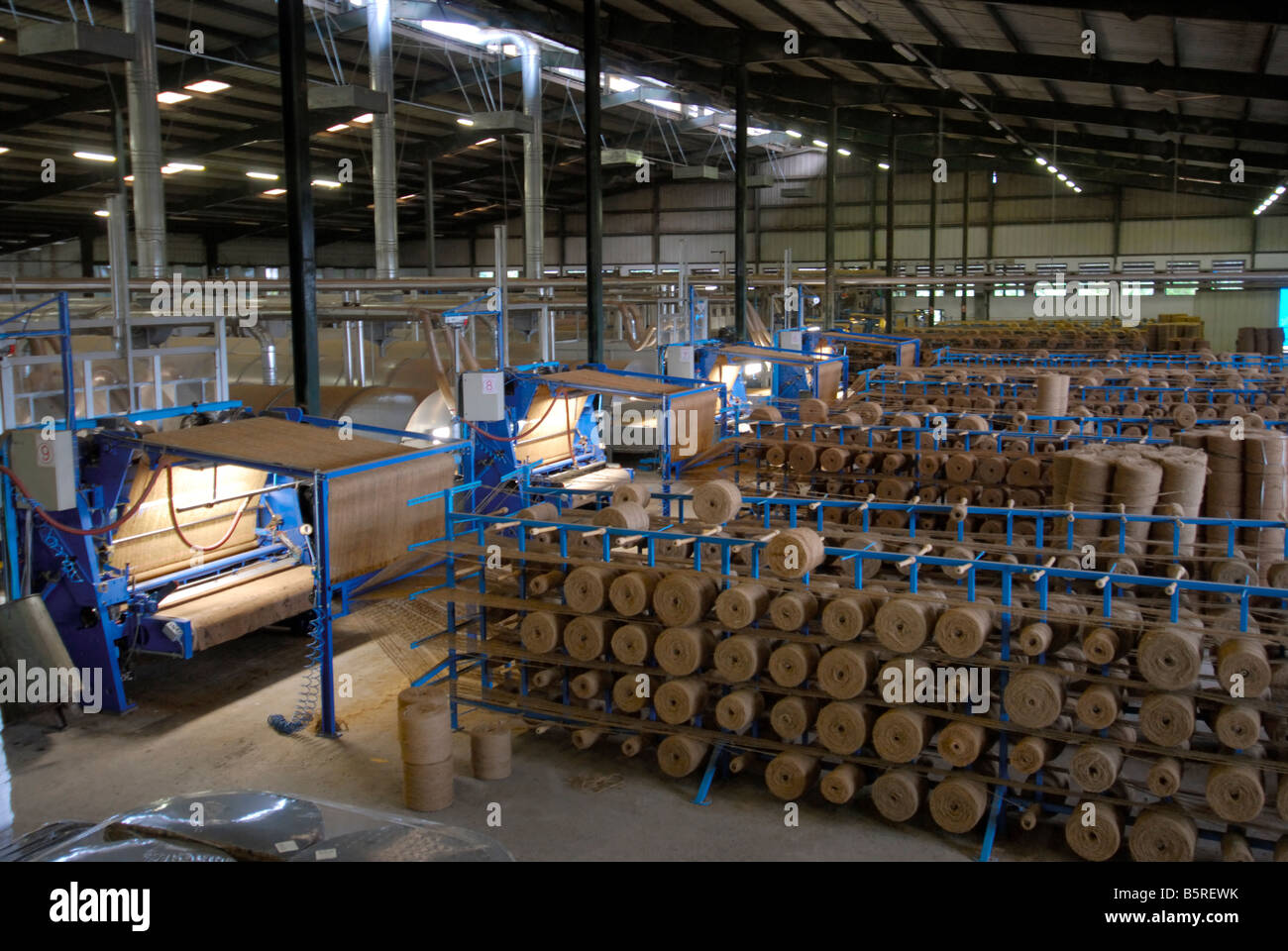 A COIR PROCESSING FACTORY IN KERALA Stock Photo - Alamy