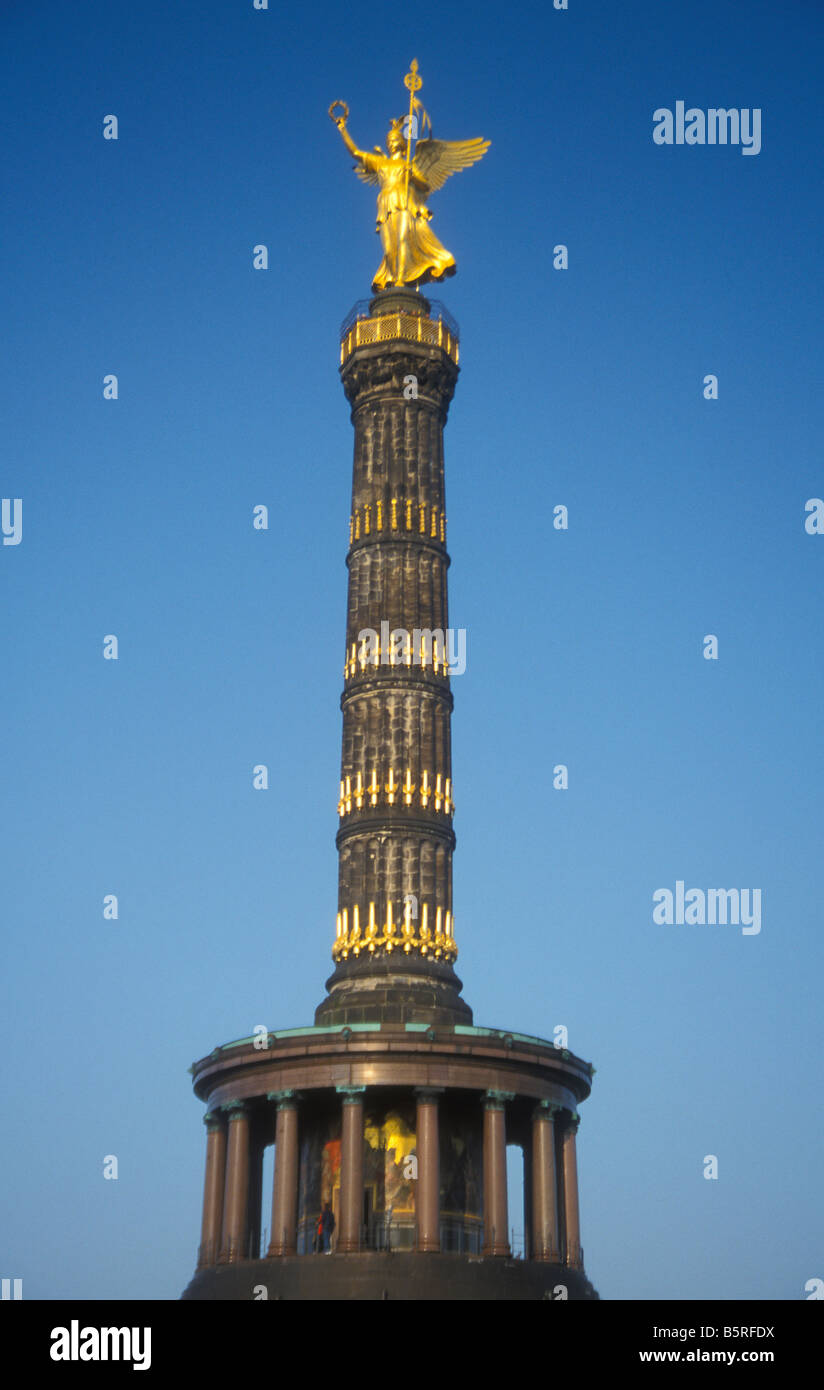 Siegessaule The Victory Column Berlin Germany Stock Photo - Alamy