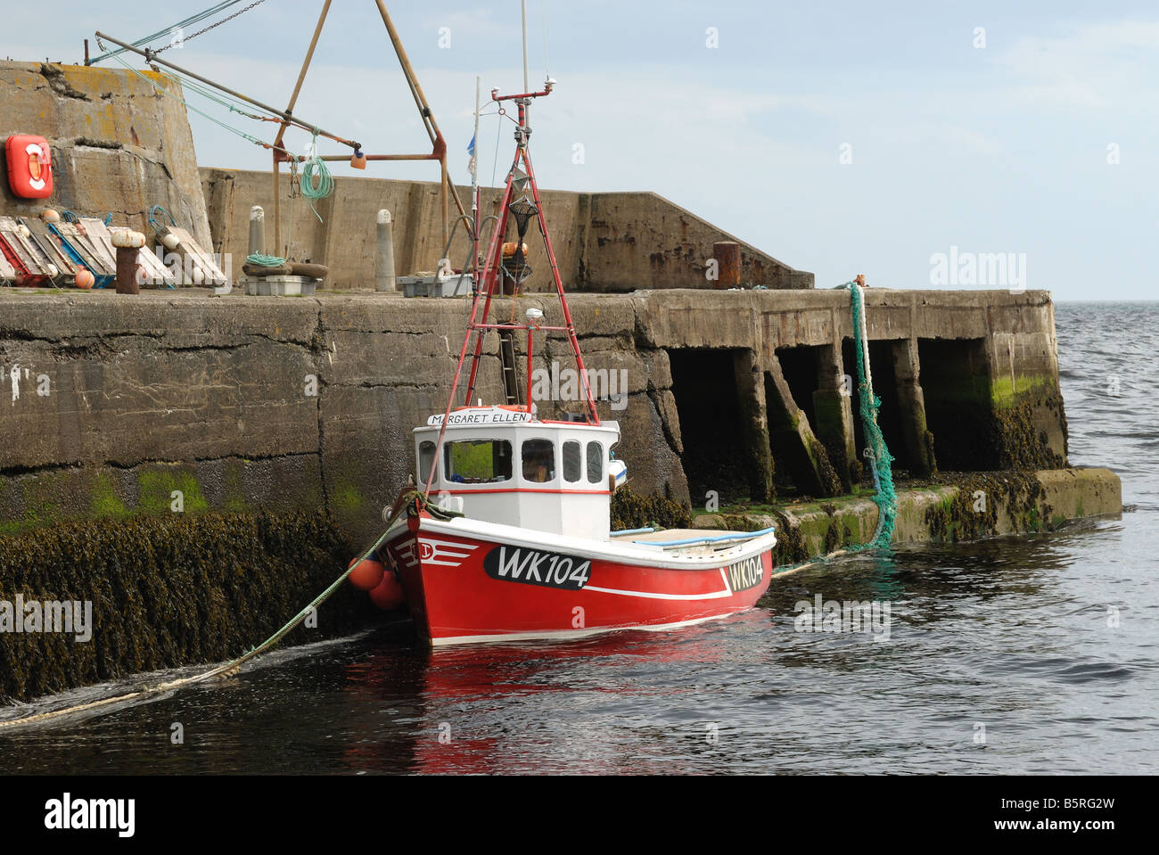 Fishing Harbour. Dunbeath, Scotland Stock Photo - Alamy