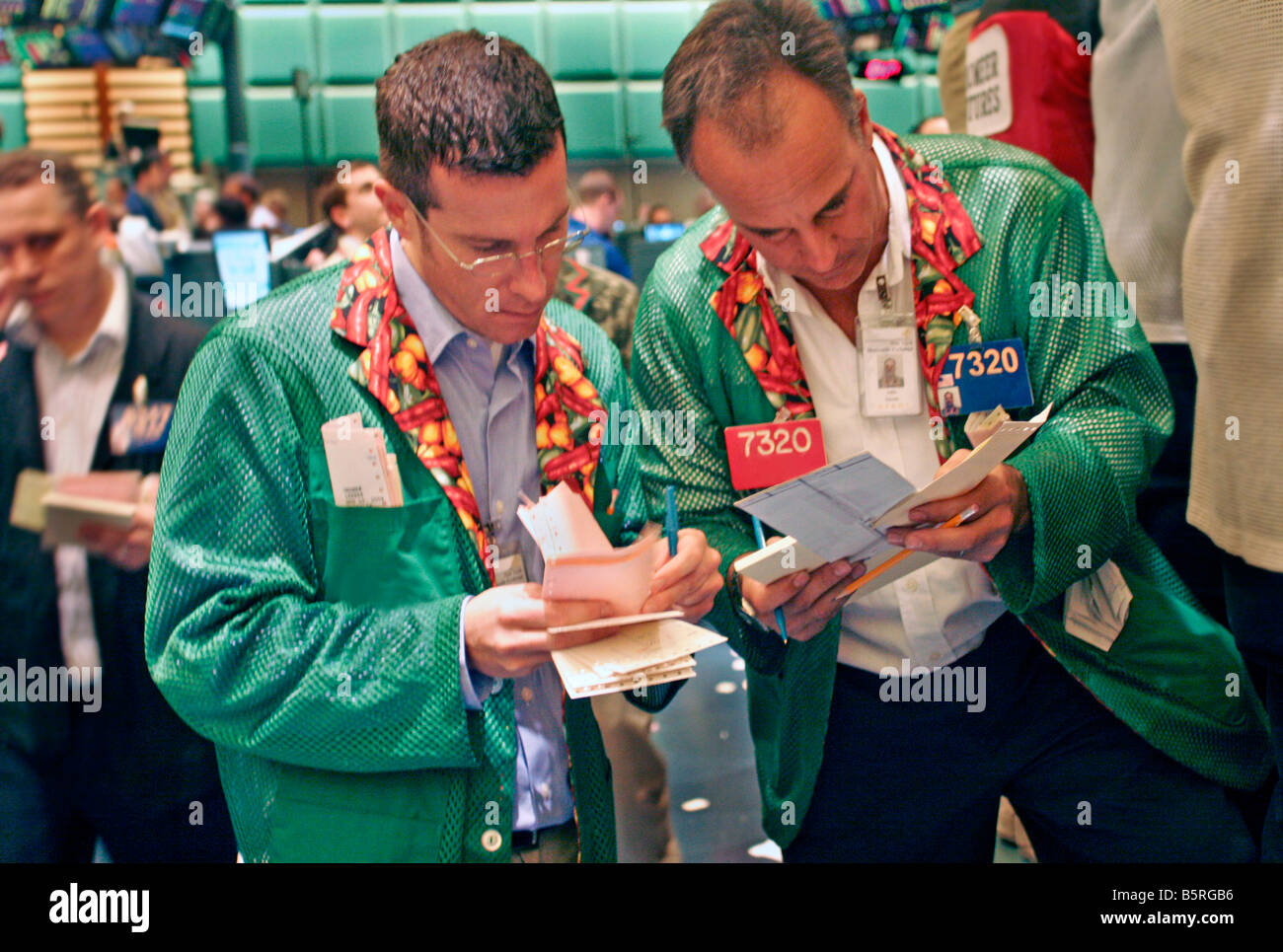 New York Board of Trade trading floor Stock Photo - Alamy