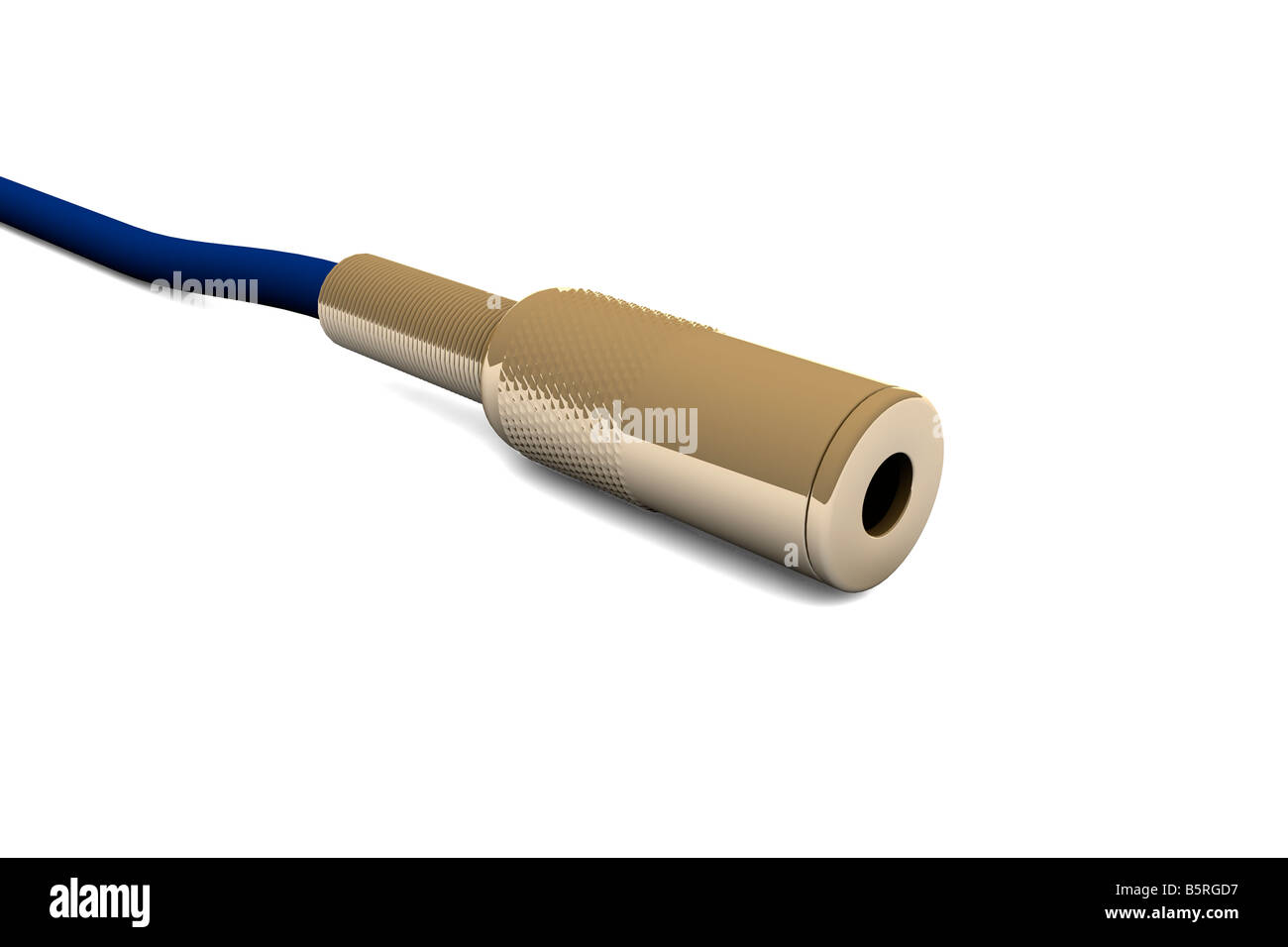 Audio Jack Female Plug Stock Photo - Alamy
