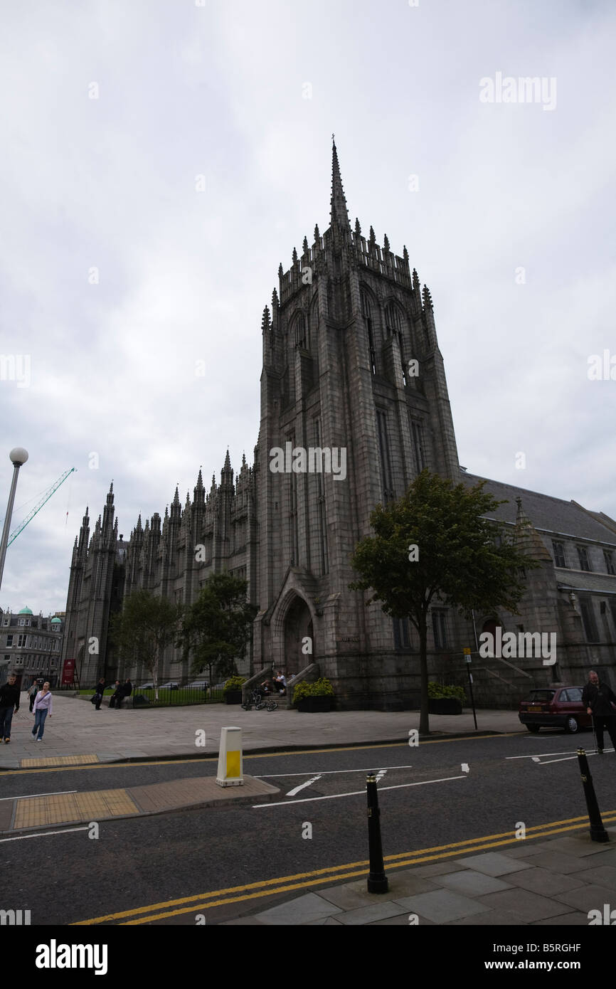 Aberdeen UK central part of town old structures Marshall s College ...
