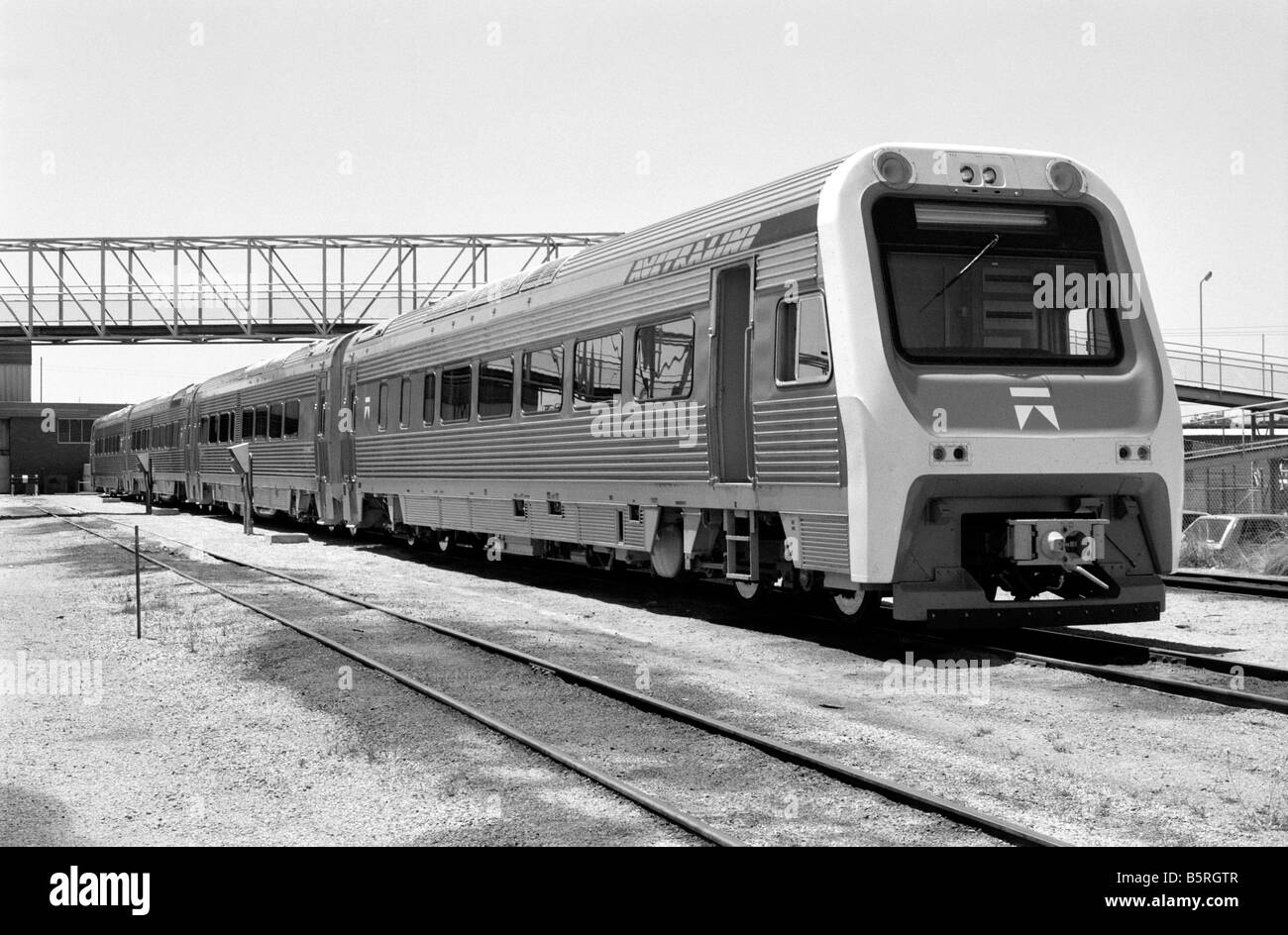 Australind train at Claisebrook railway depot, Perth, Western Australia ...