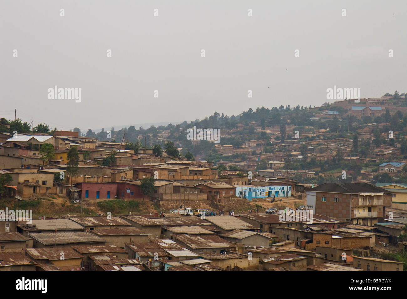 A view of Kigali from the Rwanda Genocide Museum Stock Photo - Alamy