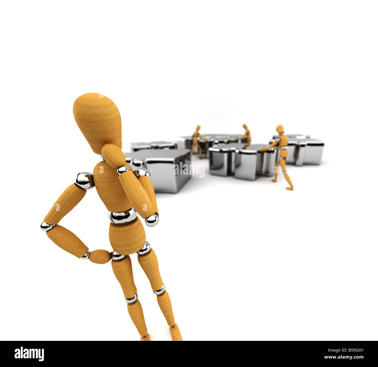 Team boss Cut Out Stock Images & Pictures - Alamy