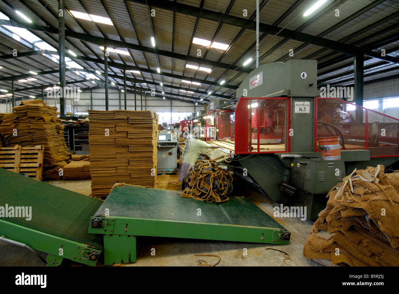 A COIR PROCESSING FACTORY IN KERALA Stock Photo - Alamy