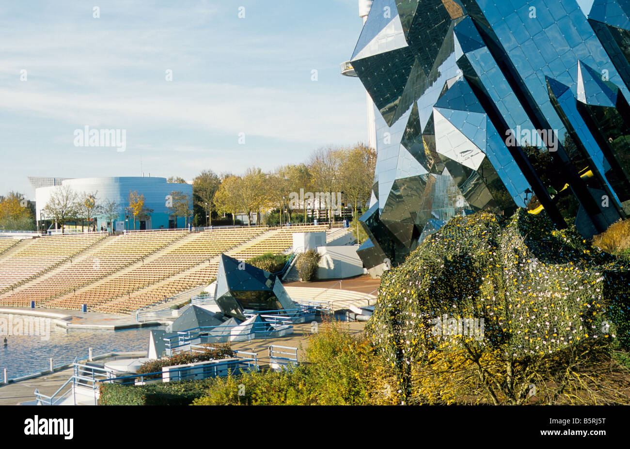 Futuroscope, Science theme park near Poitiers, France, Kinemax building ...