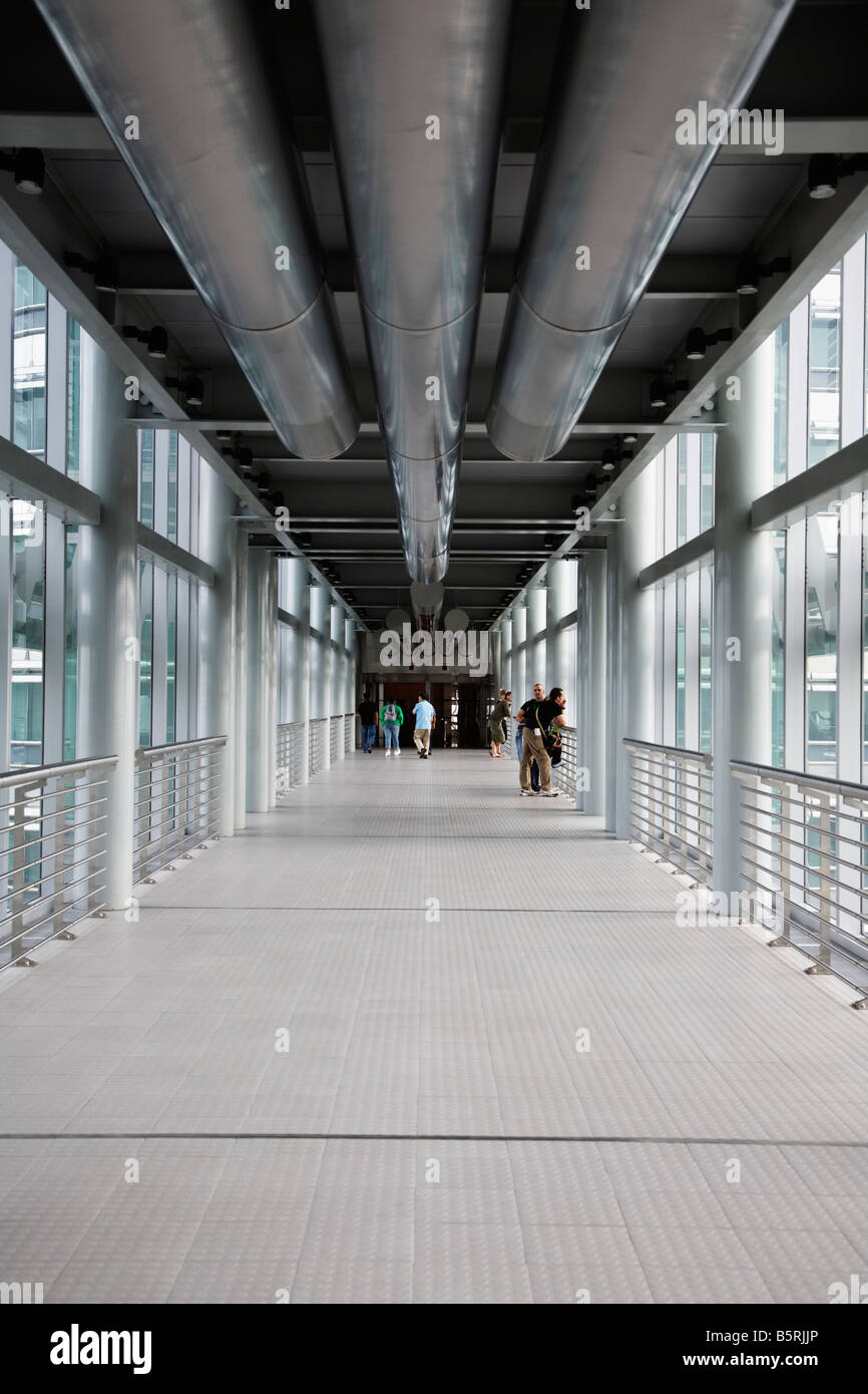 Inside the observation deck of the Petronas Towers Kuala Lumpur ...