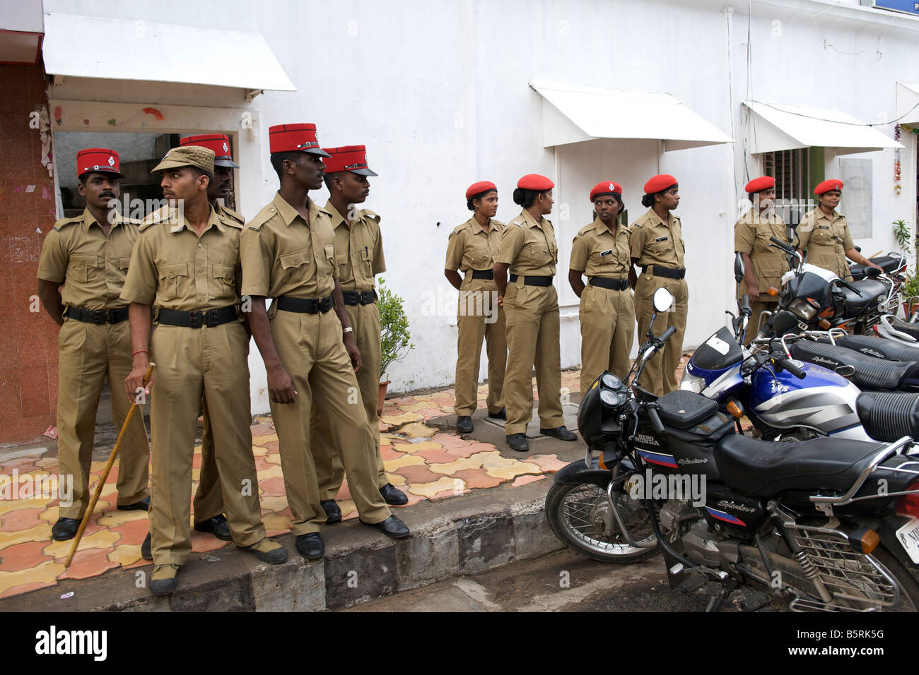 Pondicherry women police hi-res stock photography and images - Alamy