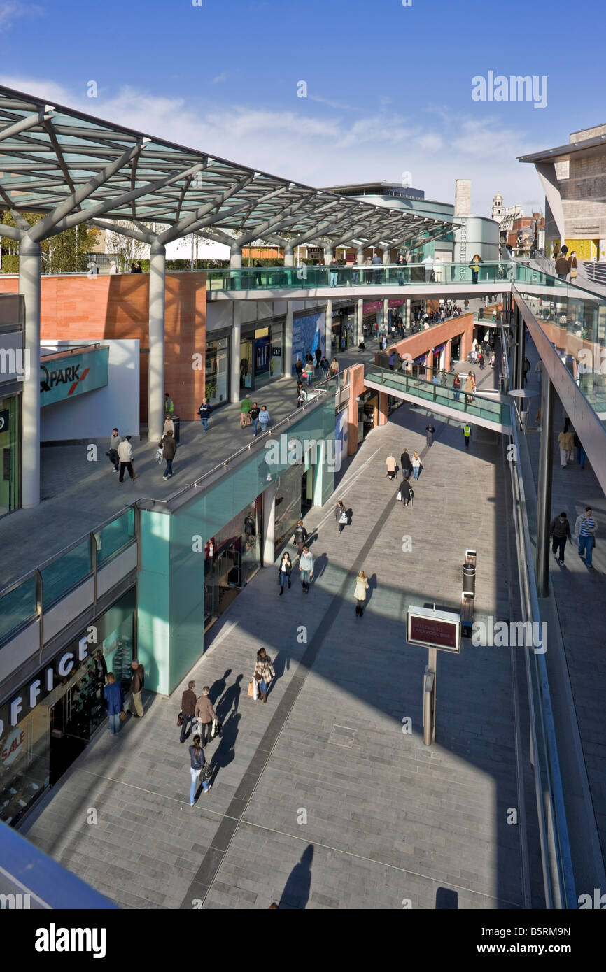Shopping mall at the Liverpool One development Stock Photo - Alamy