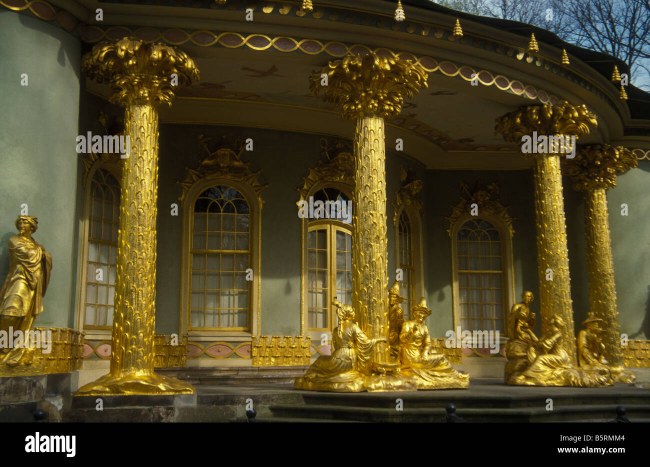 Chinese Tea House Sanssouci Castle Podsdam Berlin Germany Stock Photo ...