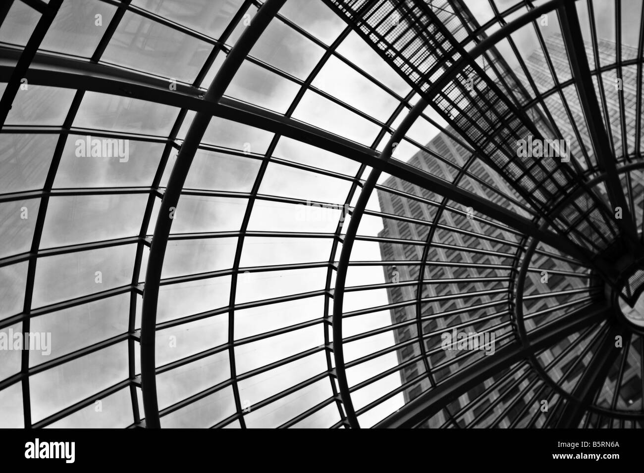 window view, canary wharf, london, england Stock Photo - Alamy