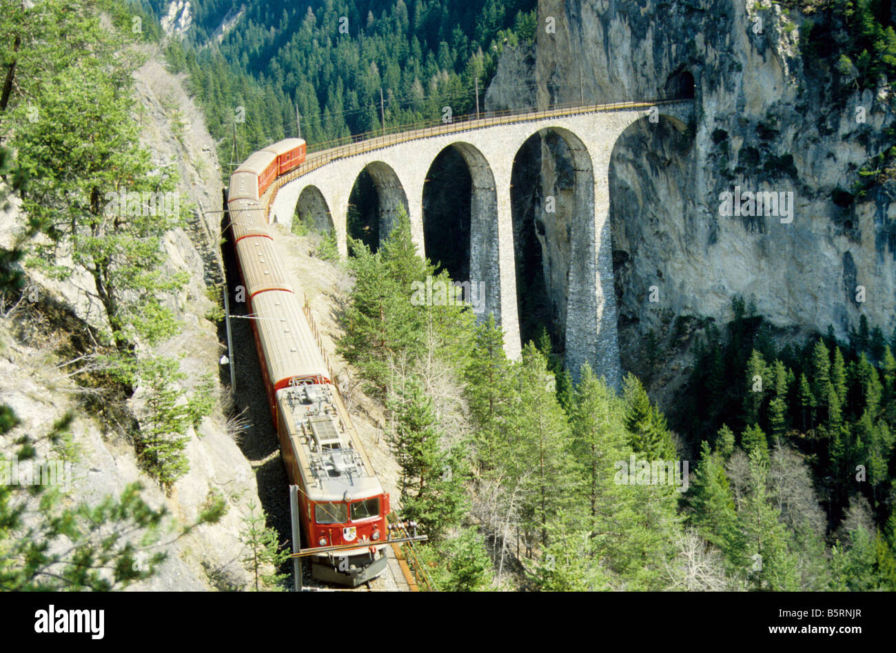 Albula tunnel switzerland hi-res stock photography and images - Alamy