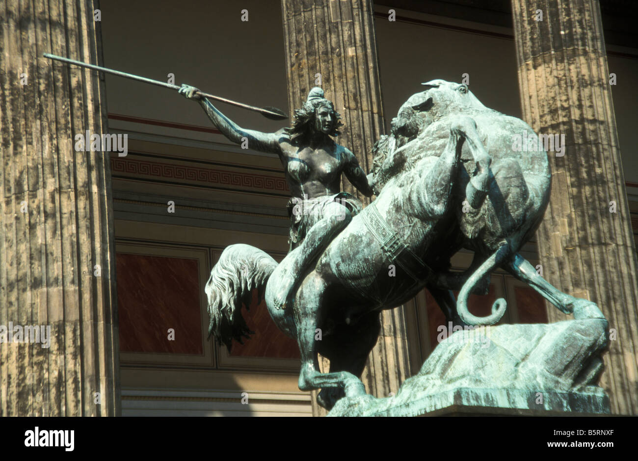 Statue in front of the Altes Museum Berlin Germany Stock Photo - Alamy