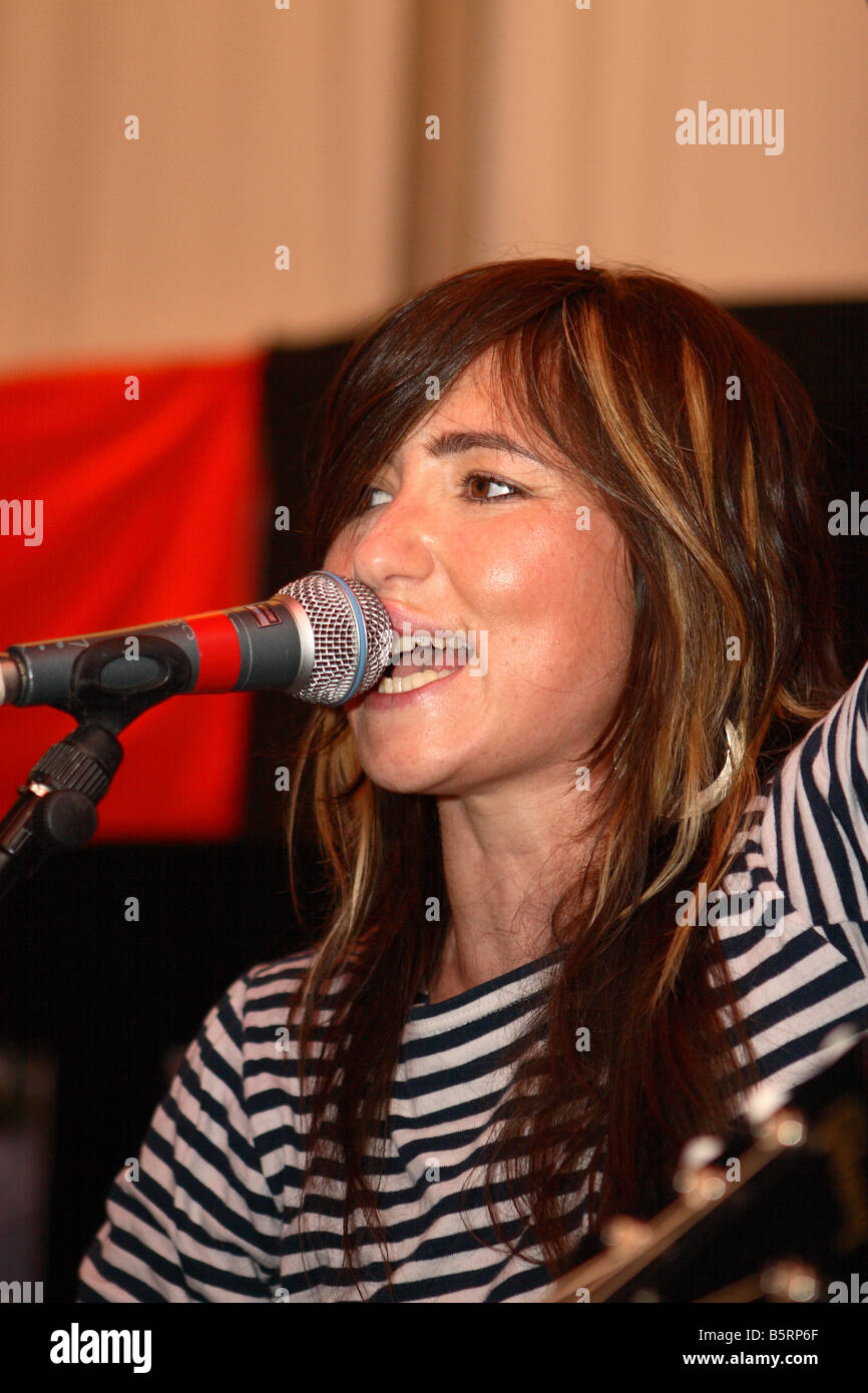 KT Tunstall singer songwriter performing live at Glastonbury Festival ...
