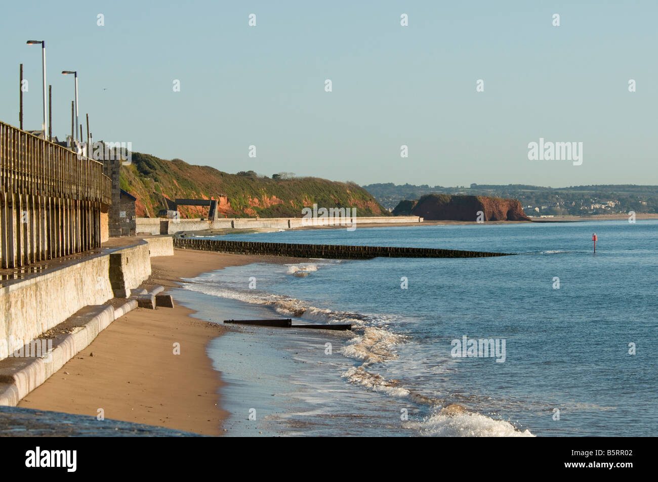 The sea front at Dawlish Stock Photo - Alamy