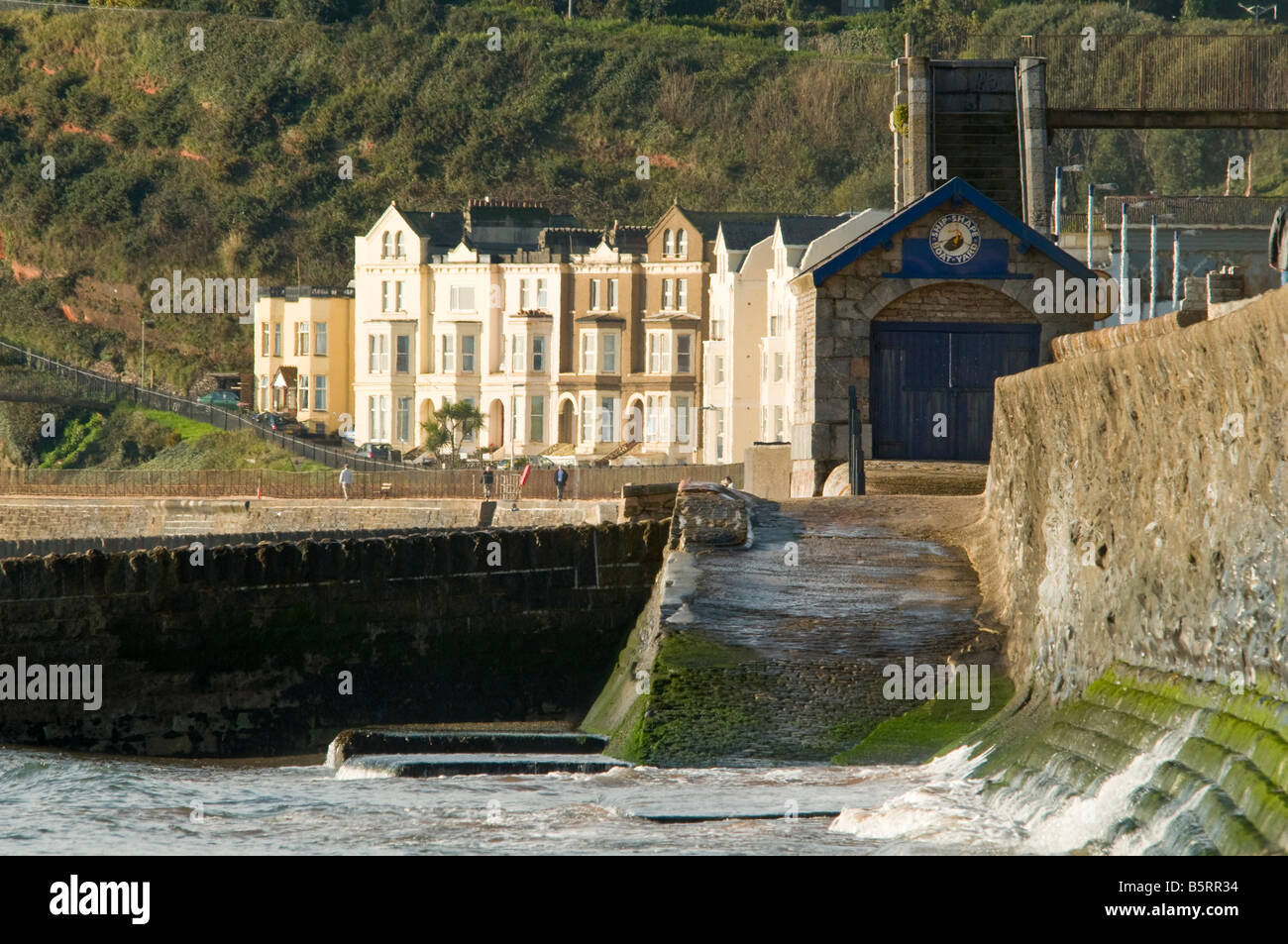 The sea front at Dawlish Stock Photo - Alamy