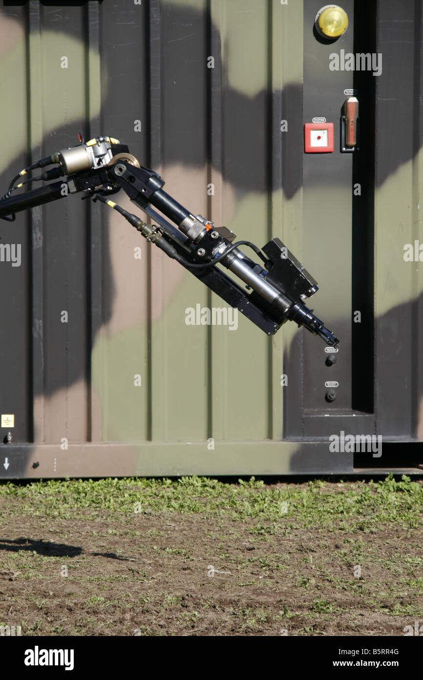 detail of army bomb disposal robot at military open day Stock Photo - Alamy