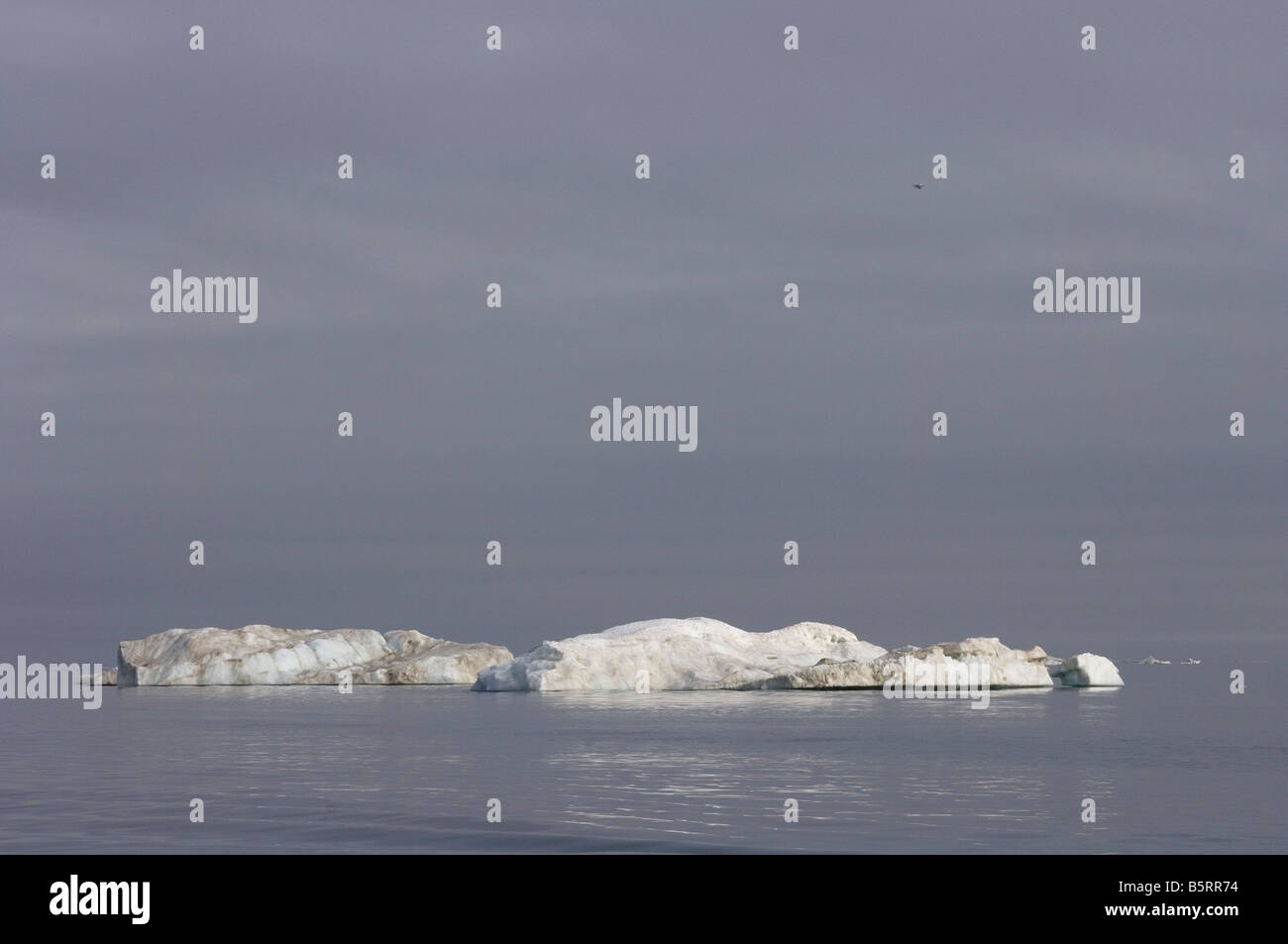 melting shorefast ice in the Beaufort Sea Arctic Ocean off the coast of ...