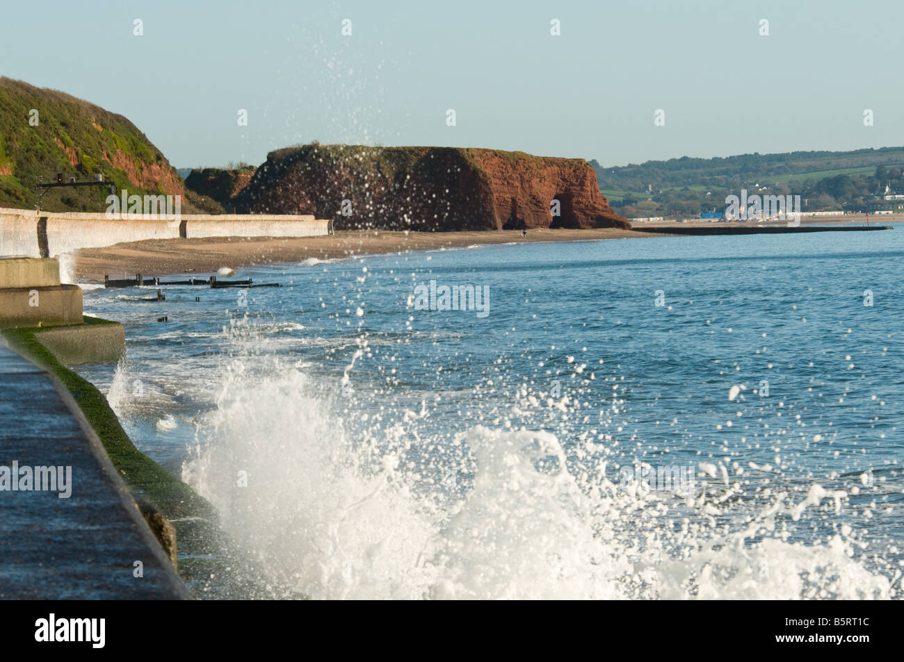Dawlish sea wall hi-res stock photography and images - Alamy